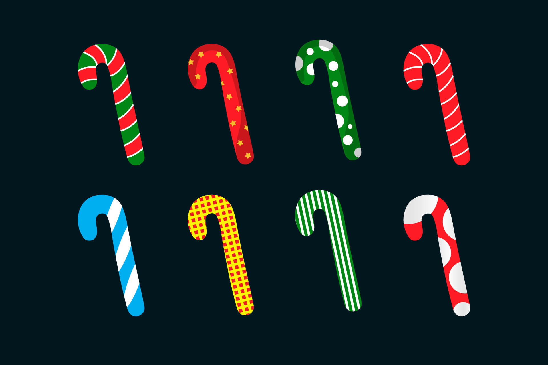 Candy Cane Christmas Ornament Vector Christmas Candy Cane Vector 11796465 Vector Art At Vecteezy