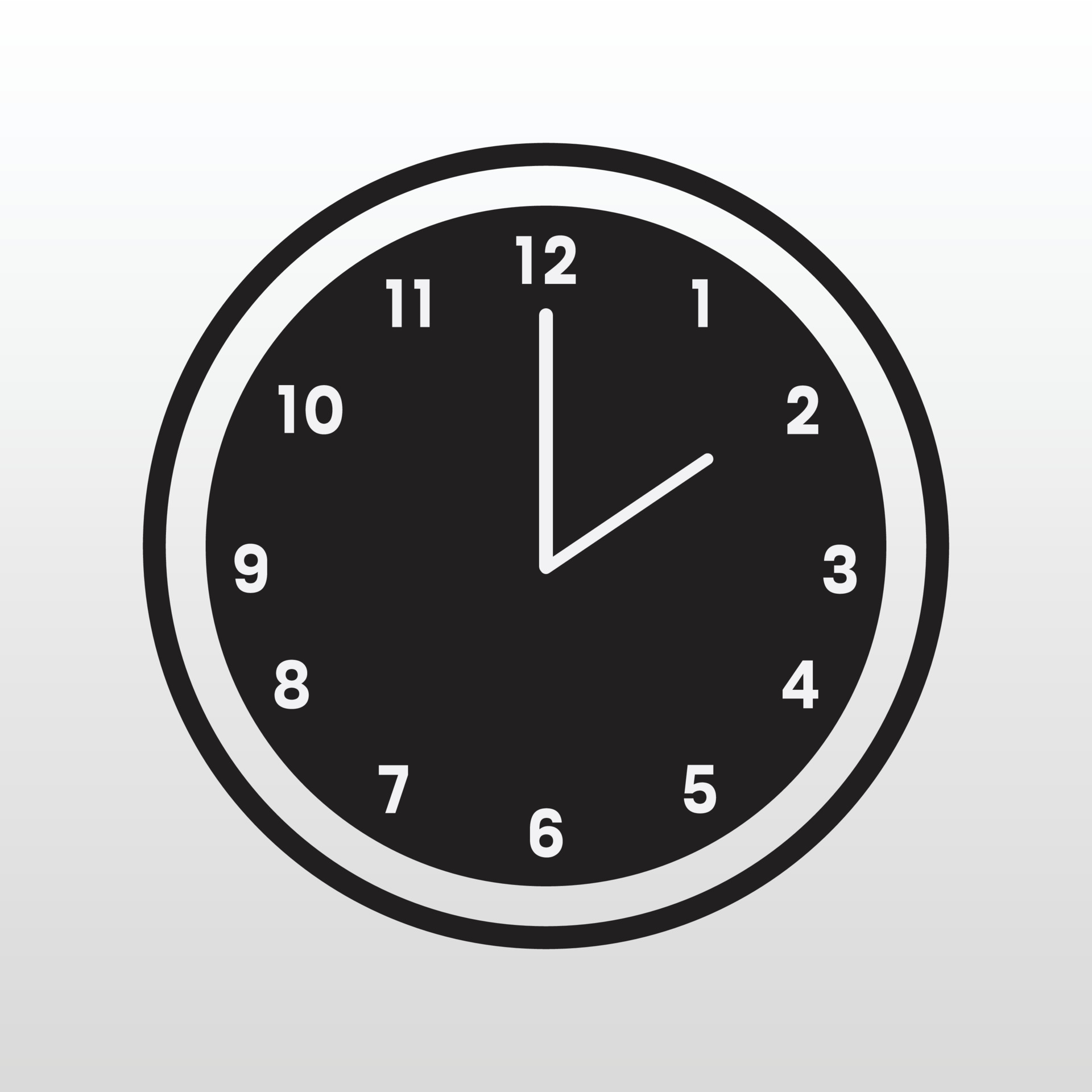 Wall Clock Icon Design Vector Illustration 11796647 Vector Art At Vecteezy