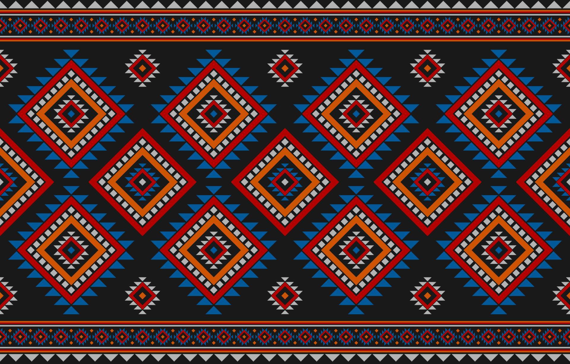 Carpet Aztec pattern background. Geometric ethnic oriental seamless ...