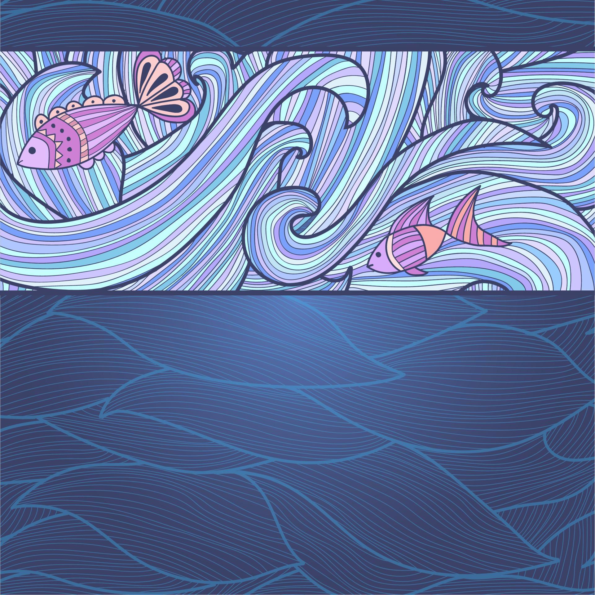 Sea background with waves 11815709 Vector Art at Vecteezy