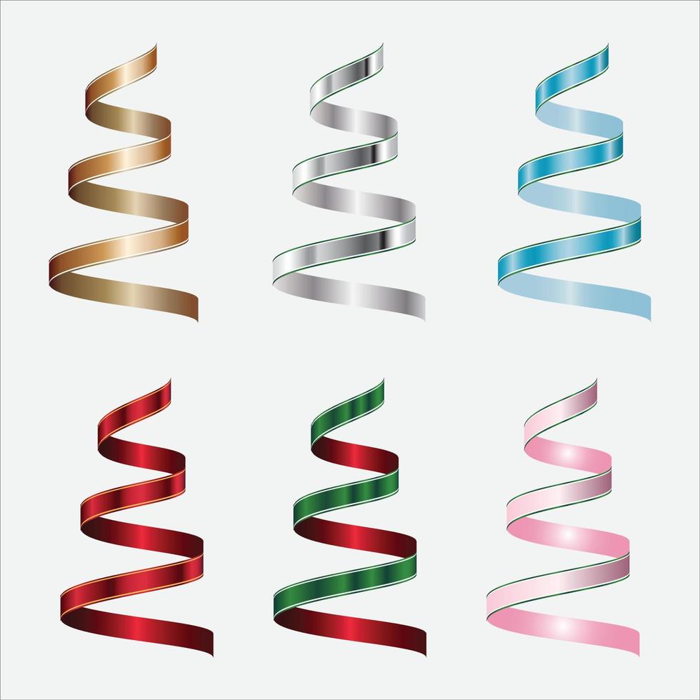 Colorful ribbon set vector design template 11817225 Vector Art at Vecteezy