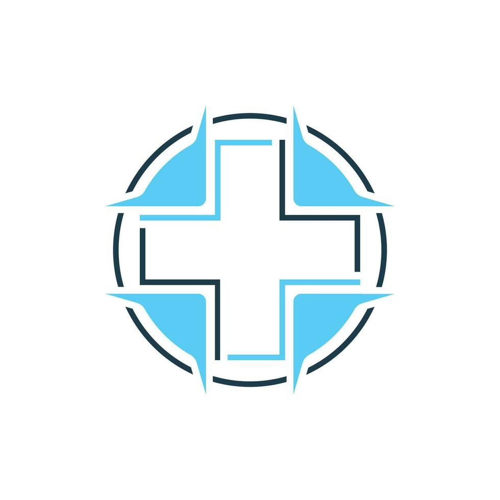 Abstract Medical Vector Logo Design Illustration Design Of Logotype