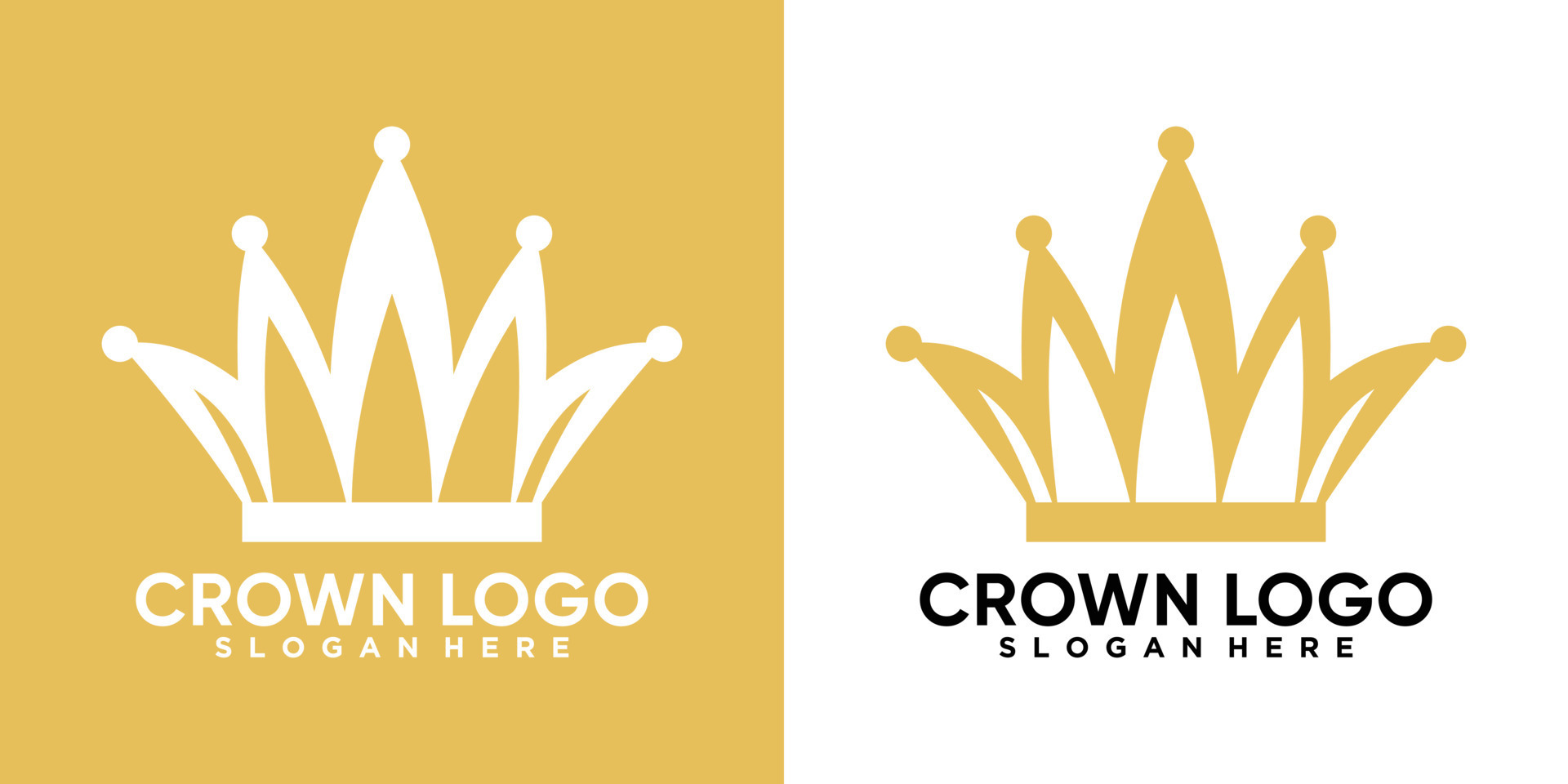 crown logo design with creative concept 11825538 Vector Art at Vecteezy