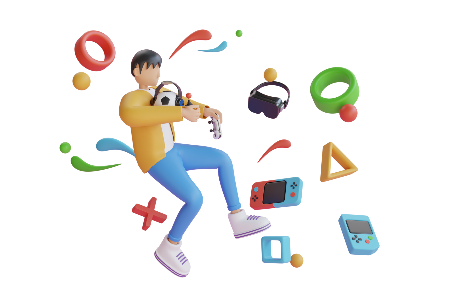 Free 3d Virtual Reality Man Gamer Hands Holding Gaming Console free-3d-virtual-reality-man-gamer-hands-holding-gaming-console