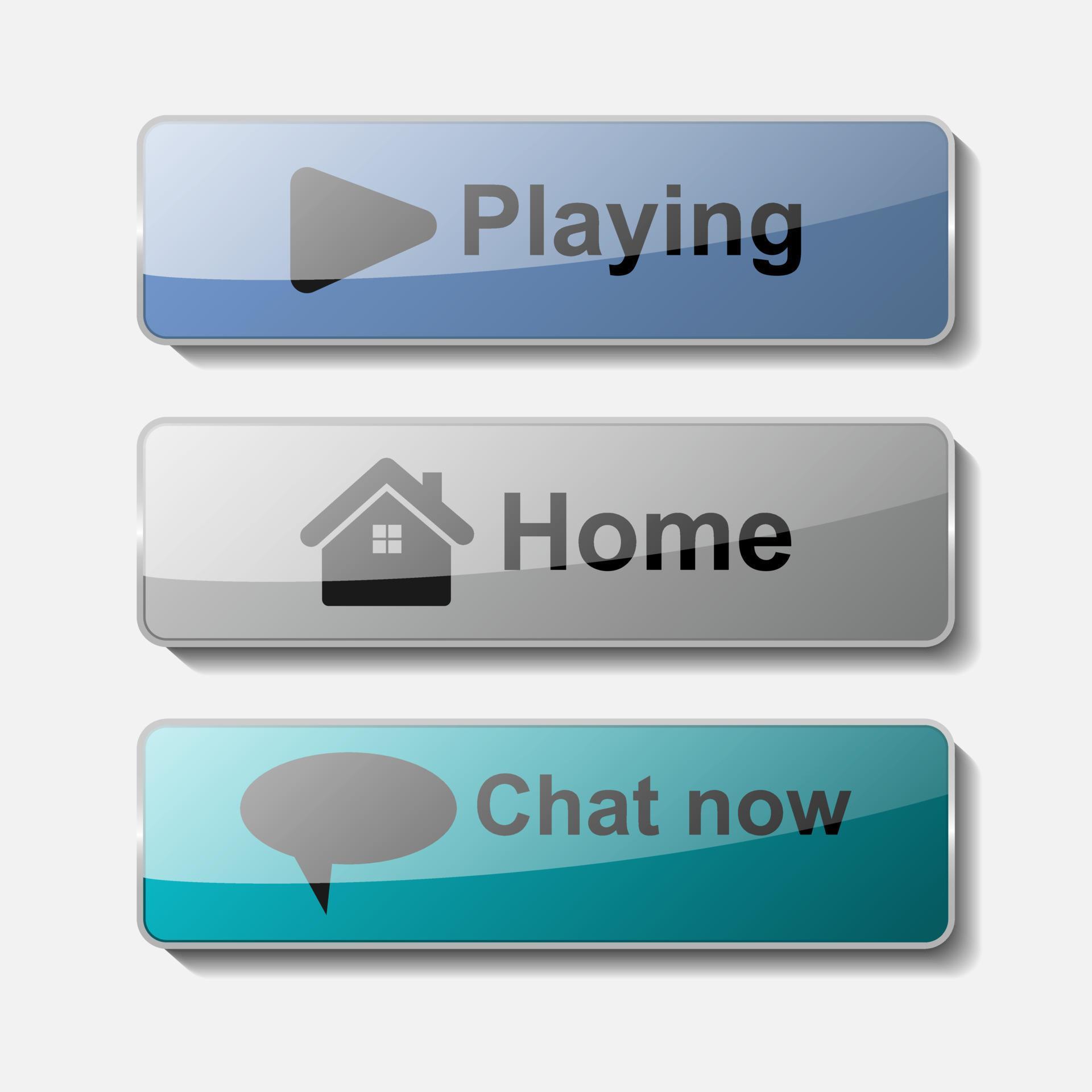 3D glossy action web button vector design 11844104 Vector Art at Vecteezy