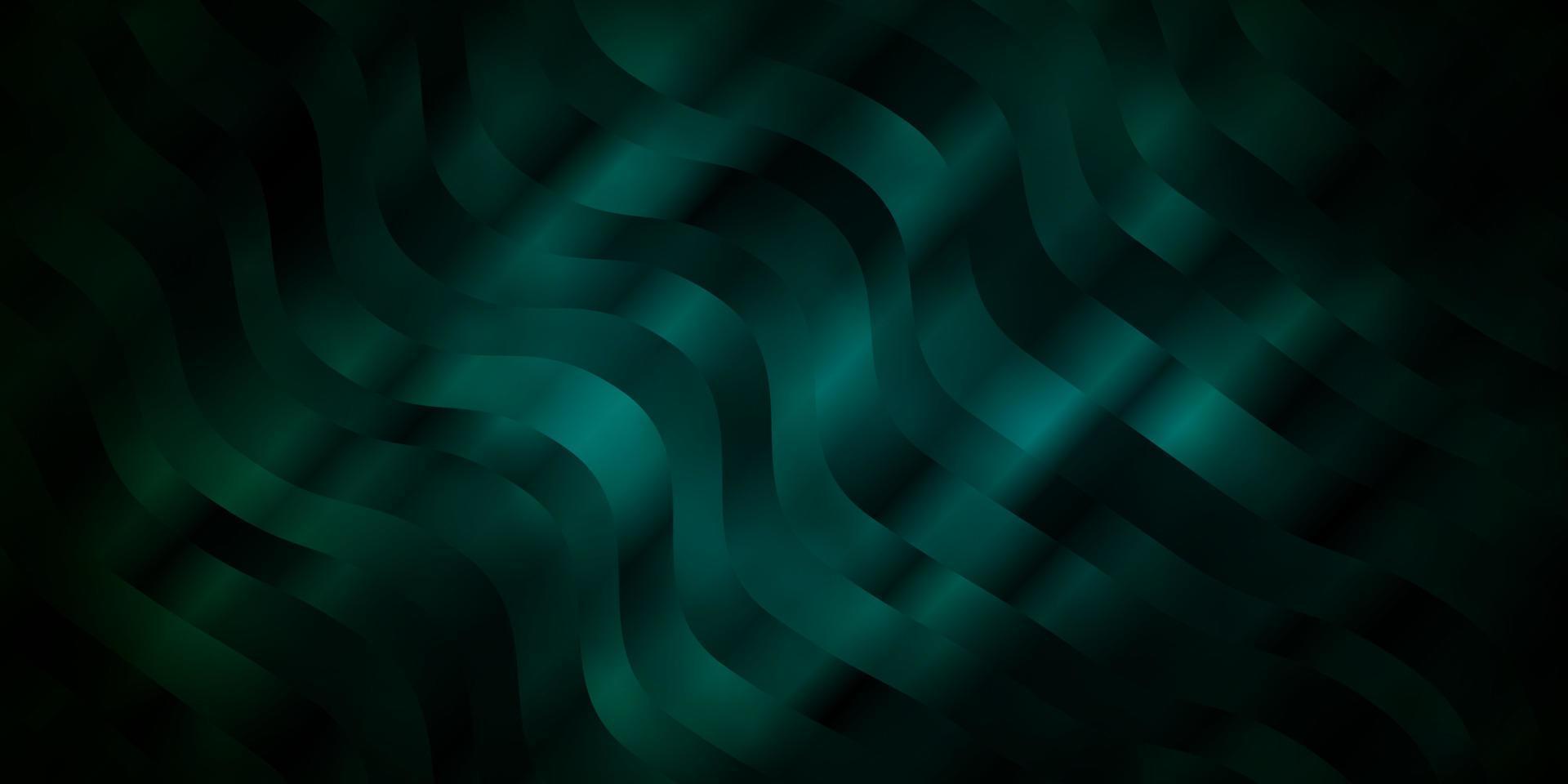 Dark Green Vector Pattern With Curves 11845247 Vector Art At Vecteezy