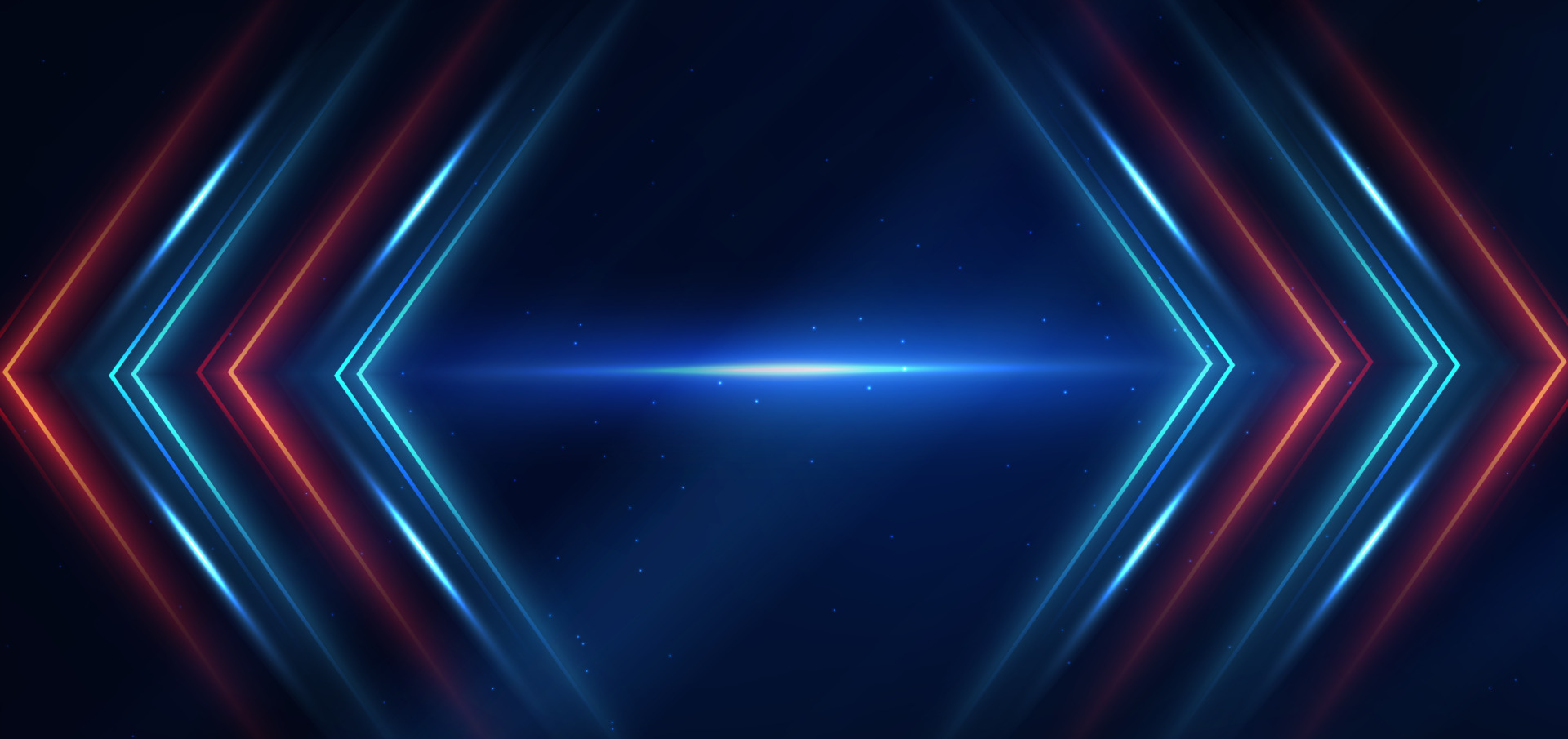 Abstract technology futuristic glowing blue and red light lines with ... Abstract technology futuristic glowing blue and red light lines with ...