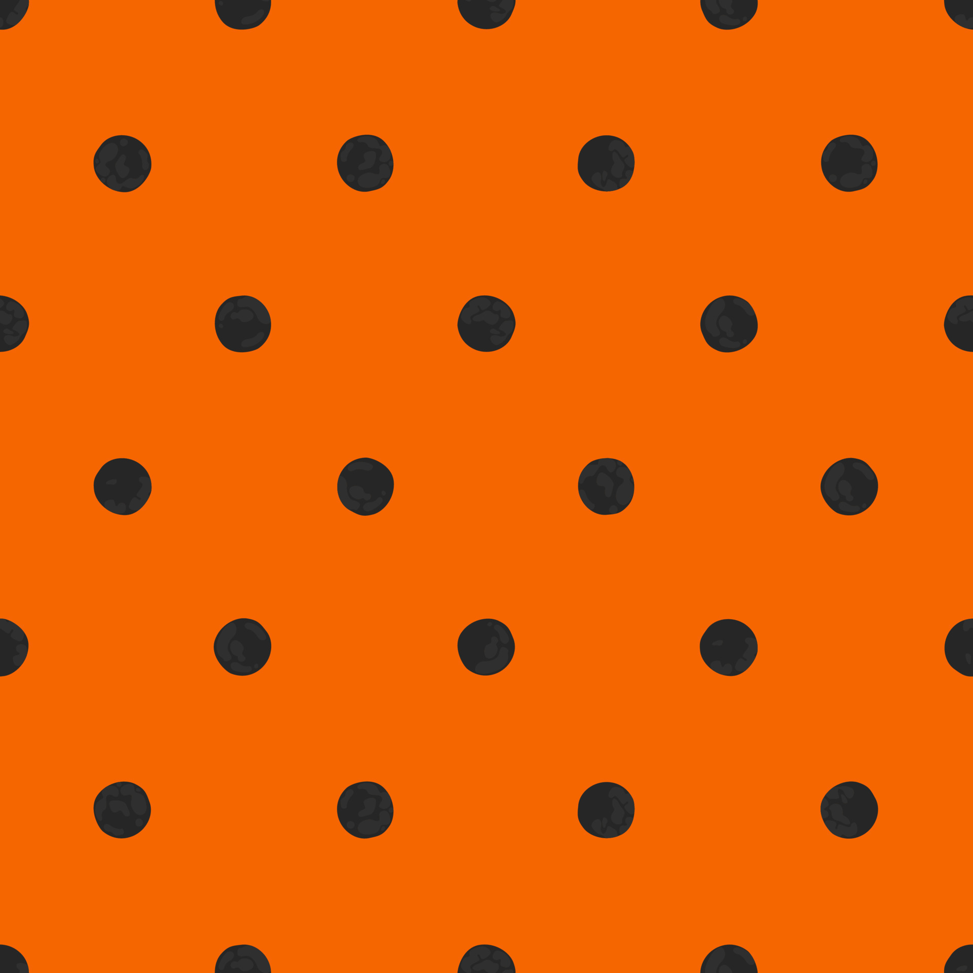 Orange Polka Dot Background