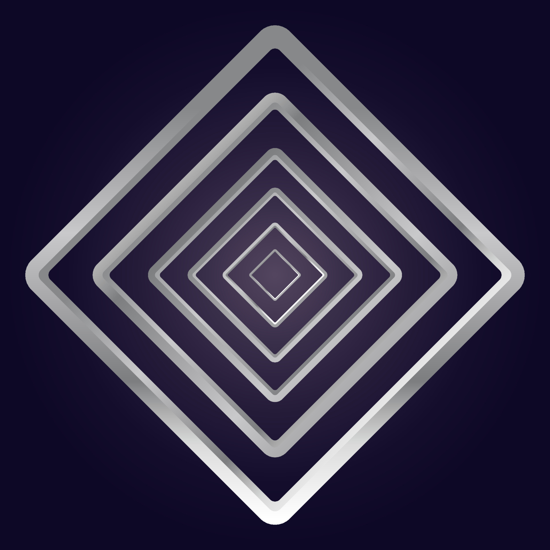 Silver Square On Black Background 11847423 Vector Art At Vecteezy