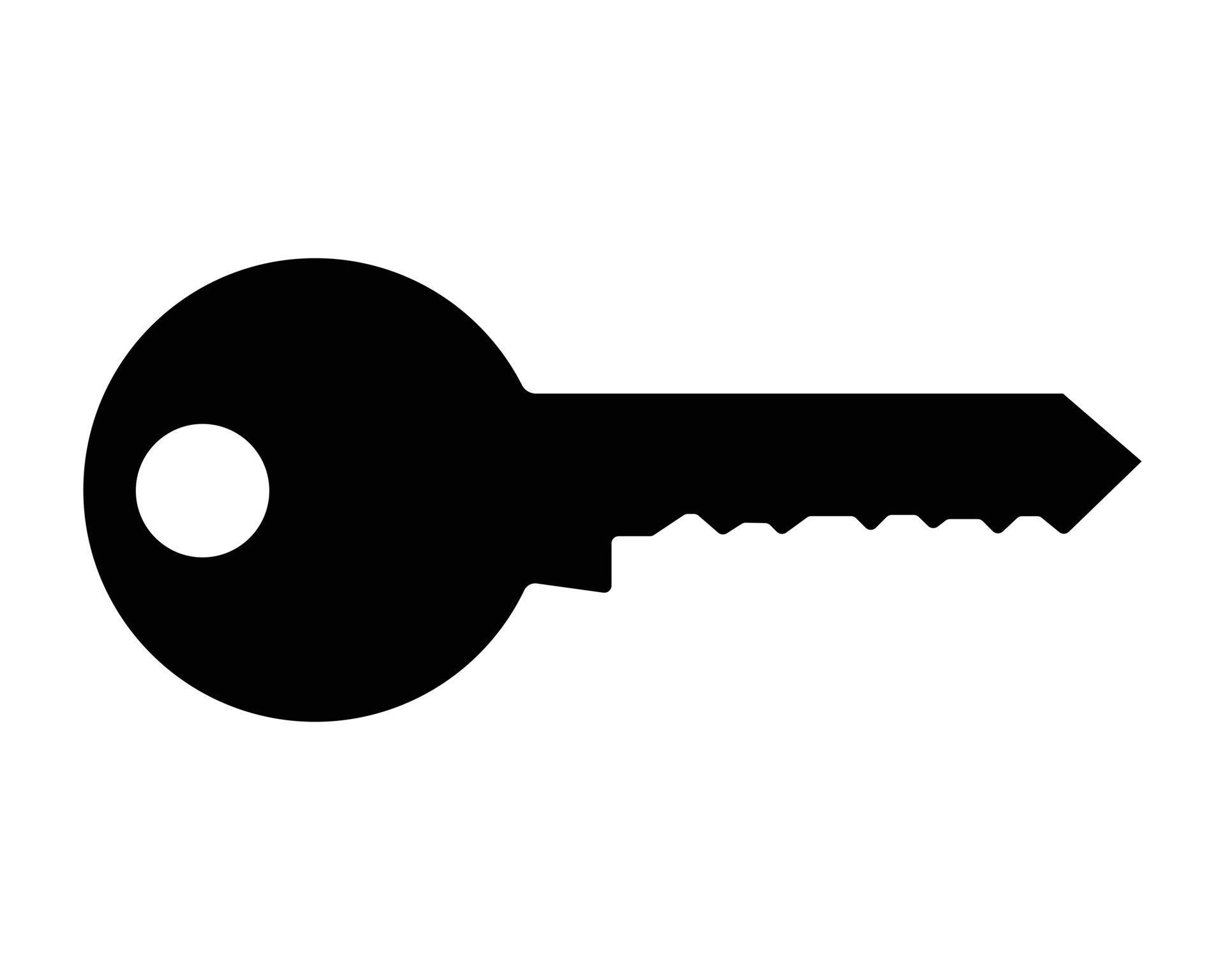 Key pictogram vector 11851154 Vector Art at Vecteezy