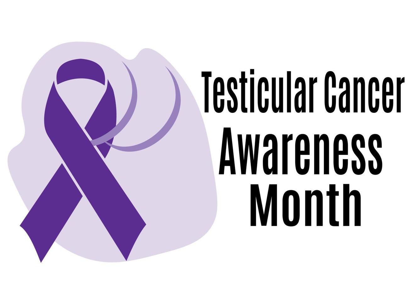 Testicular Cancer Awareness Month Idea For A Horizontal Poster Banner