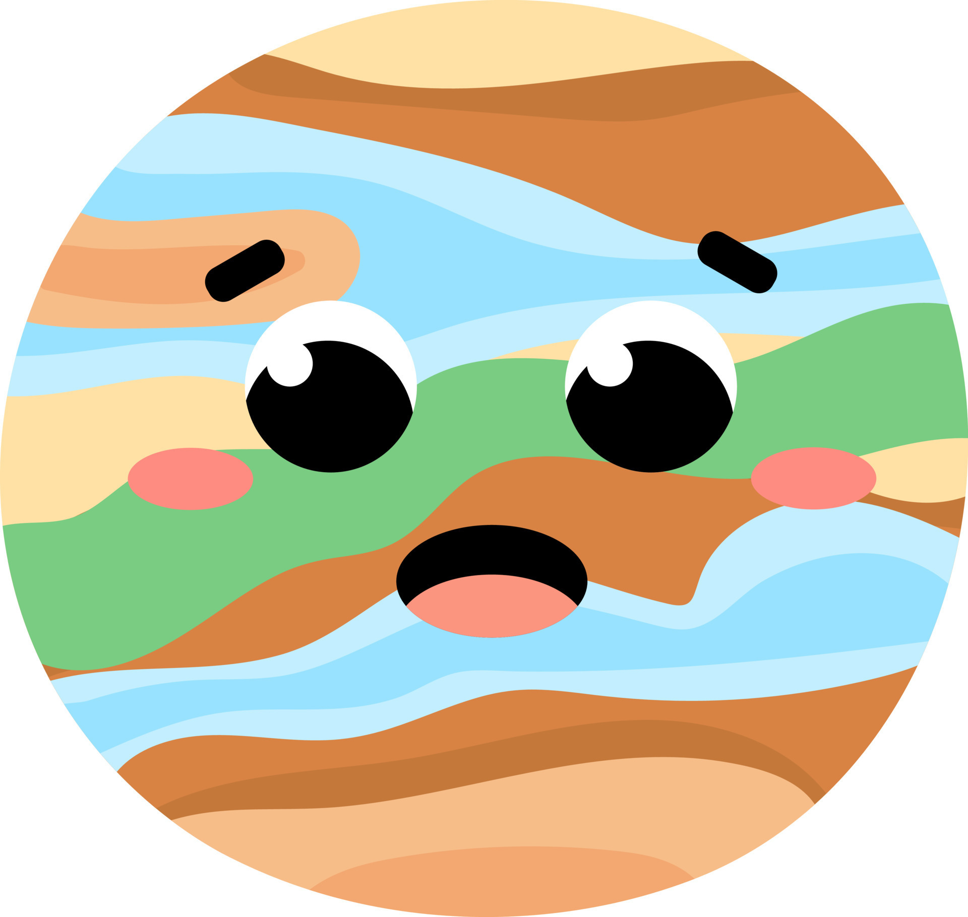 Planet Jupiter Cute