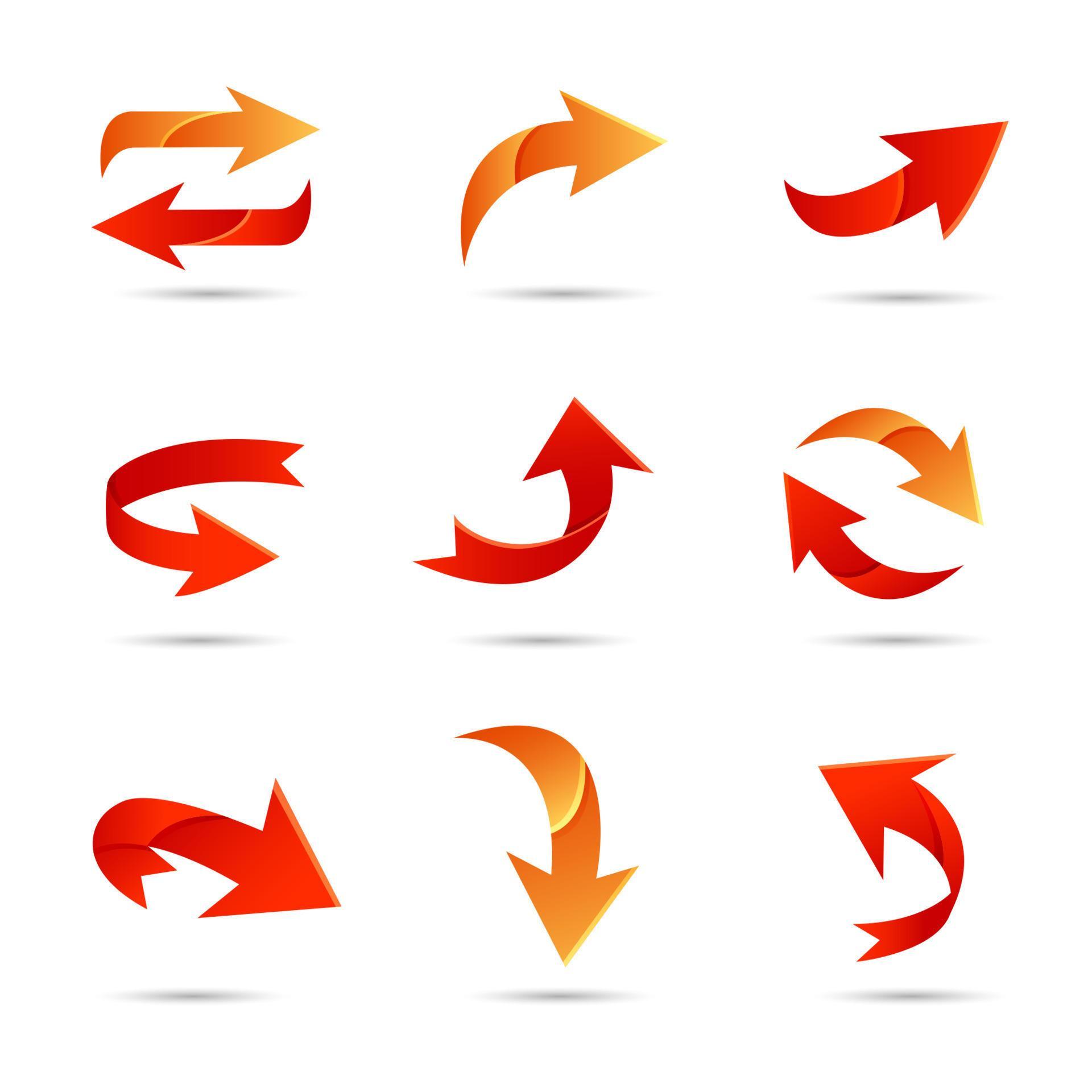 Gradient Arrow Icon Set 11859361 Vector Art at Vecteezy Gradient Arrow Icon Set 11859361 Vector Art at Vecteezy