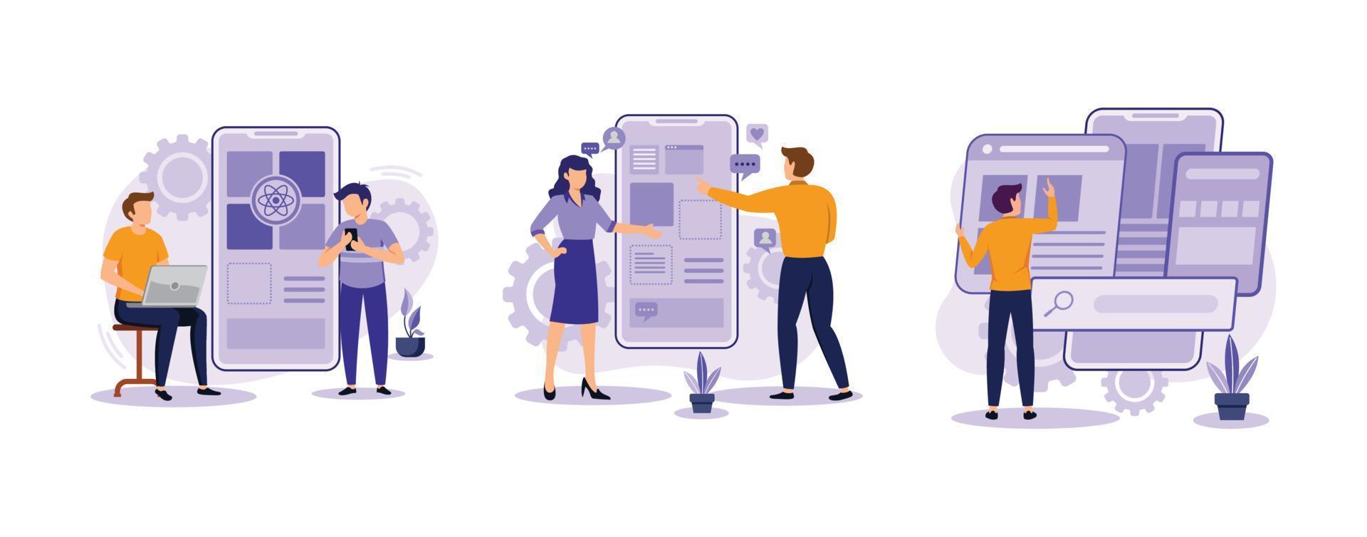 Mobile app development process. React native mobile app, experience ... Mobile app development process. React native mobile app, experience ...