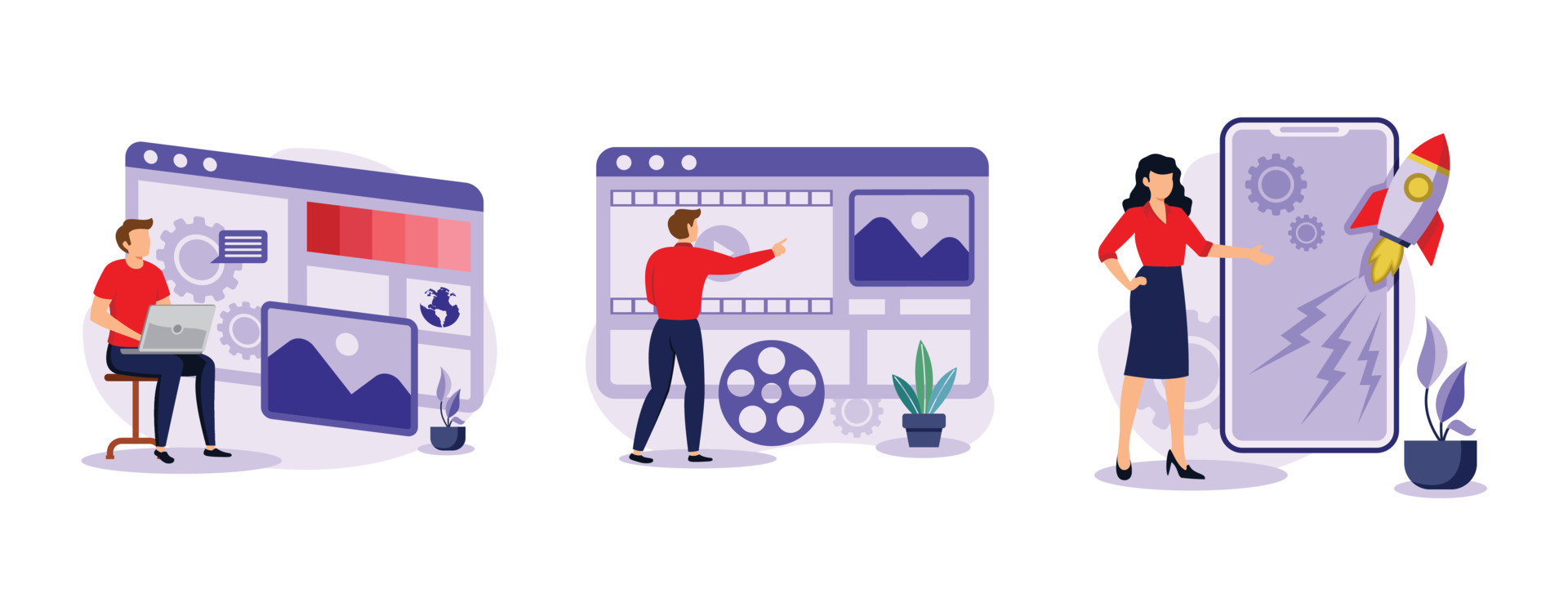 Web development company. Website and motion graphic design, accelerated mobile pages, business ...