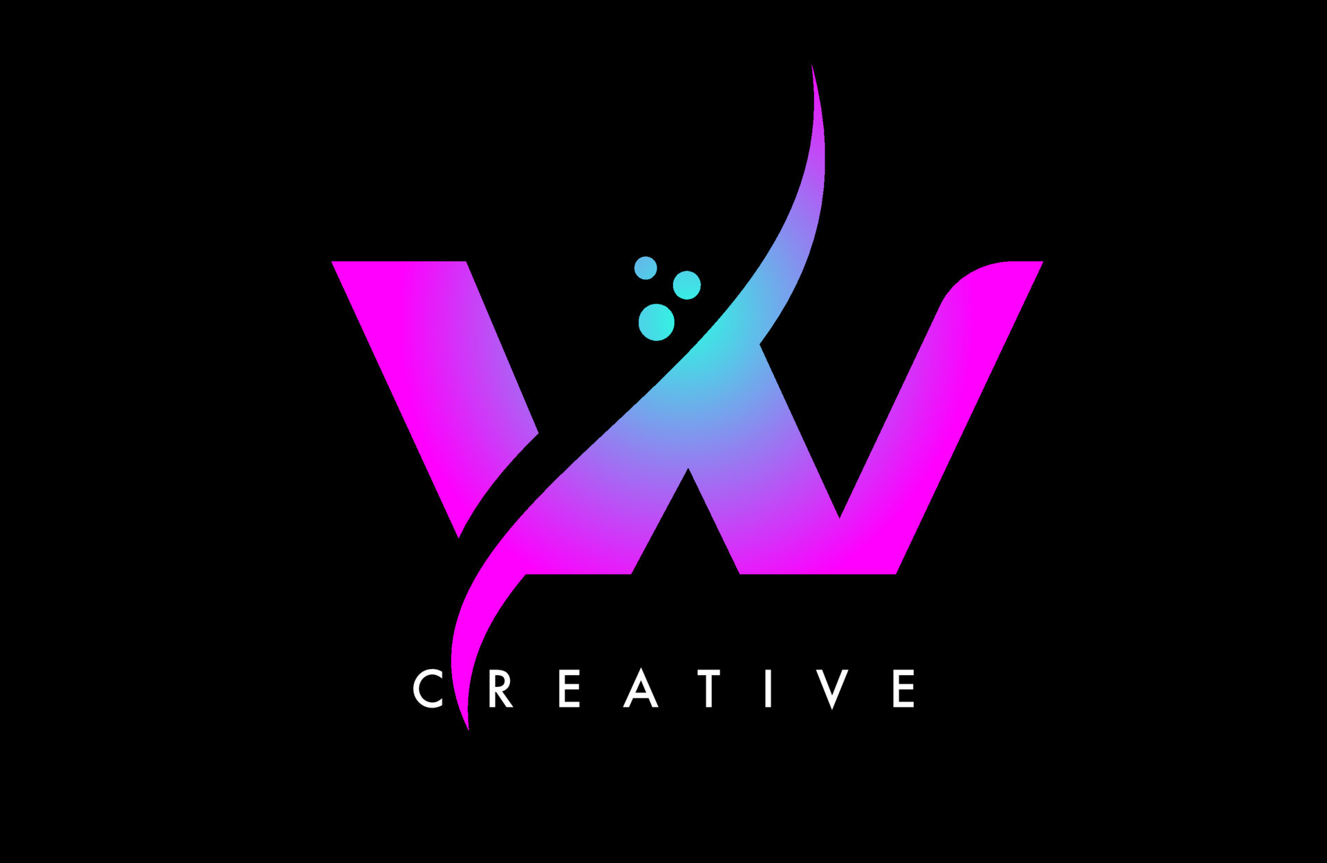 Purple Blue W Letter Logo Design with Elegant Creative Swoosh and Dots ... Purple Blue W Letter Logo Design with Elegant Creative Swoosh and Dots ...
