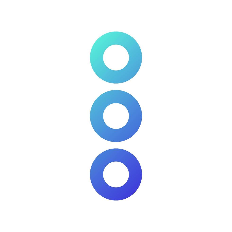 Ellipsis Menu Pixel Perfect Gradient Linear Ui Icon Additional Commands Program Options Line
