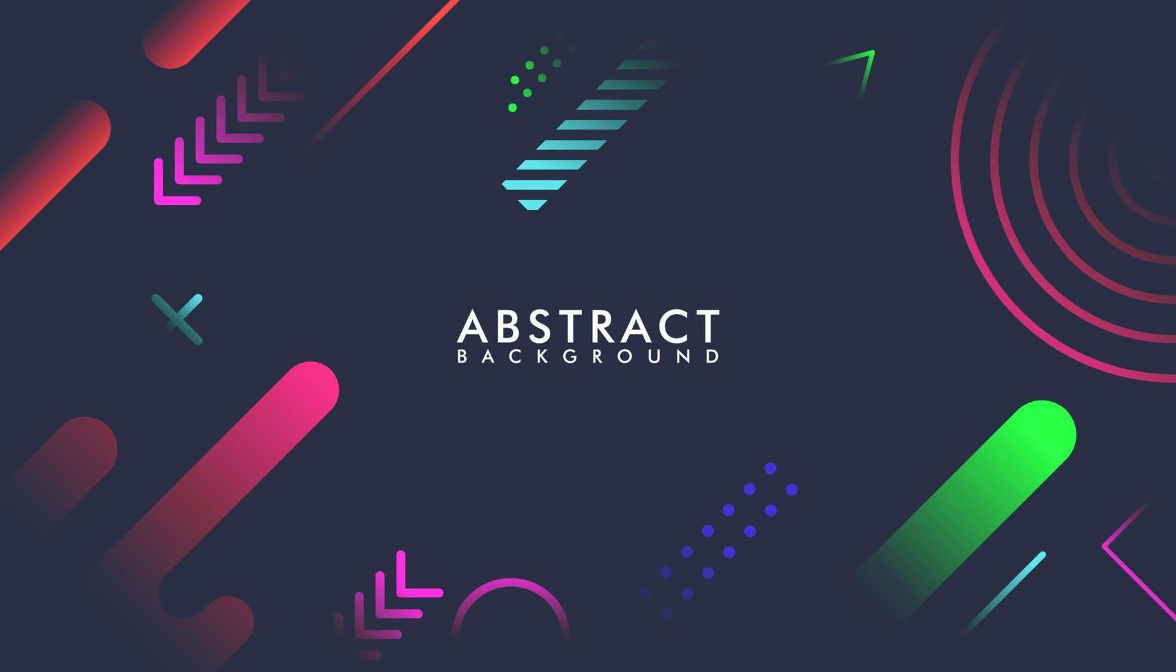 Abstract geometric gradient background with colorful 11873599 Vector ...