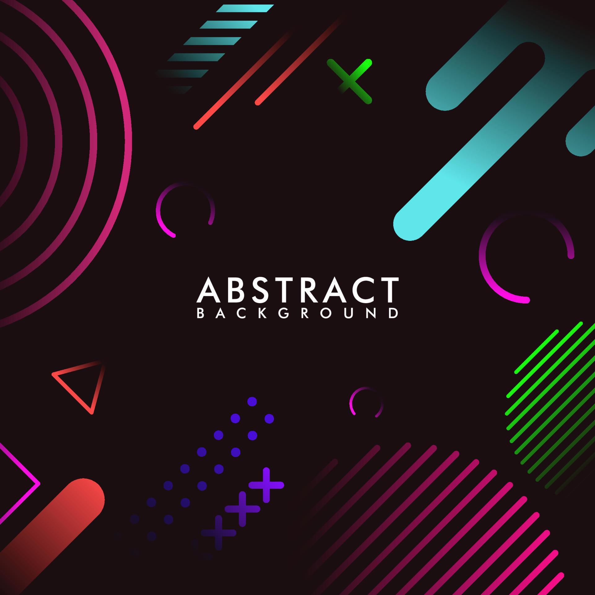Abstract geometric gradient background with colorful 11873600 Vector ...