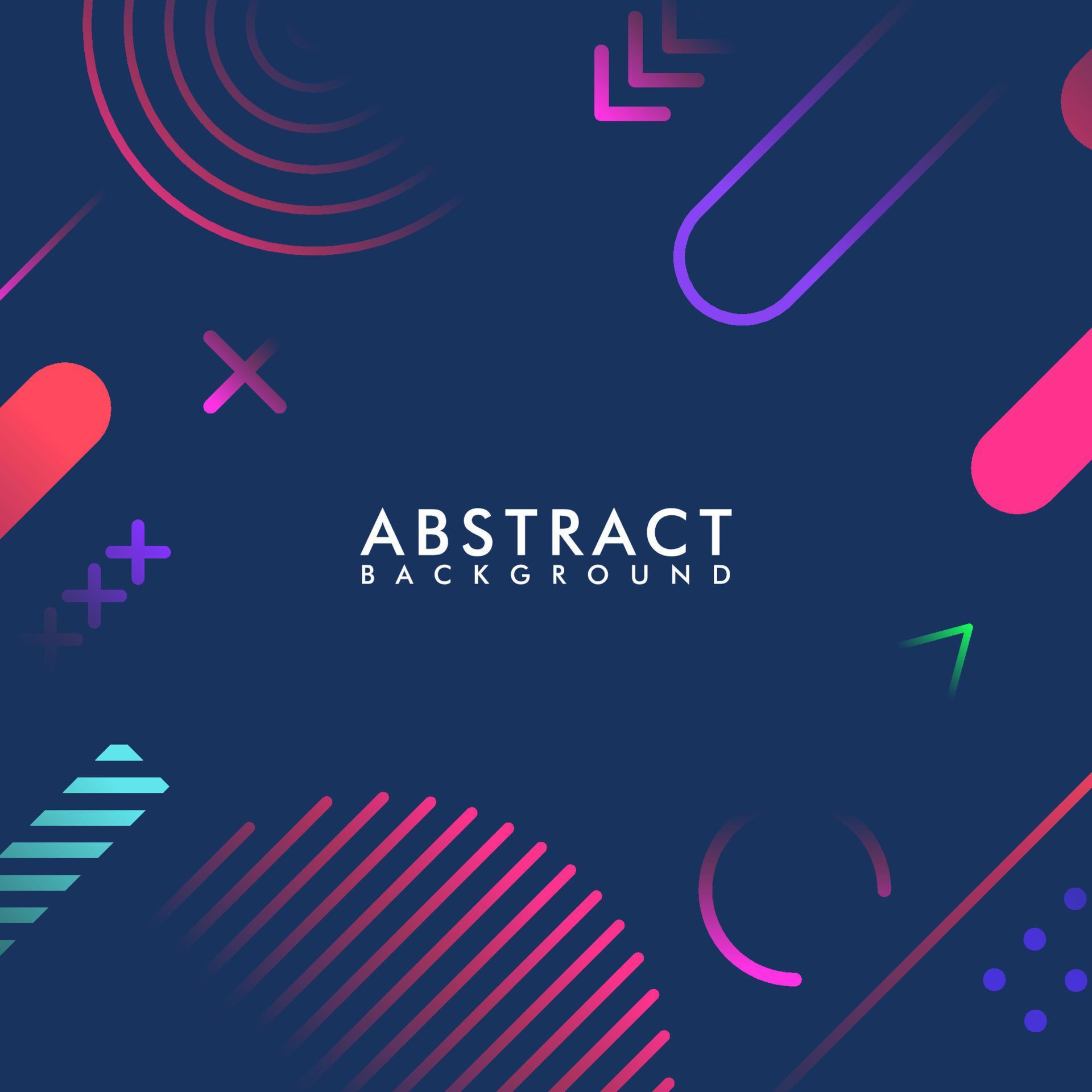 Abstract geometric gradient background with colorful 11873608 Vector ...