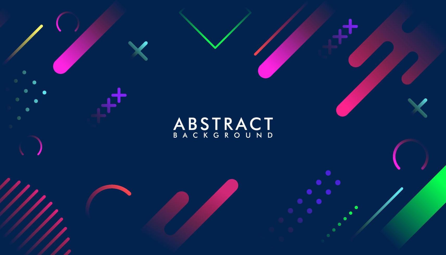 Abstract geometric gradient background with colorful 11873647 Vector ...