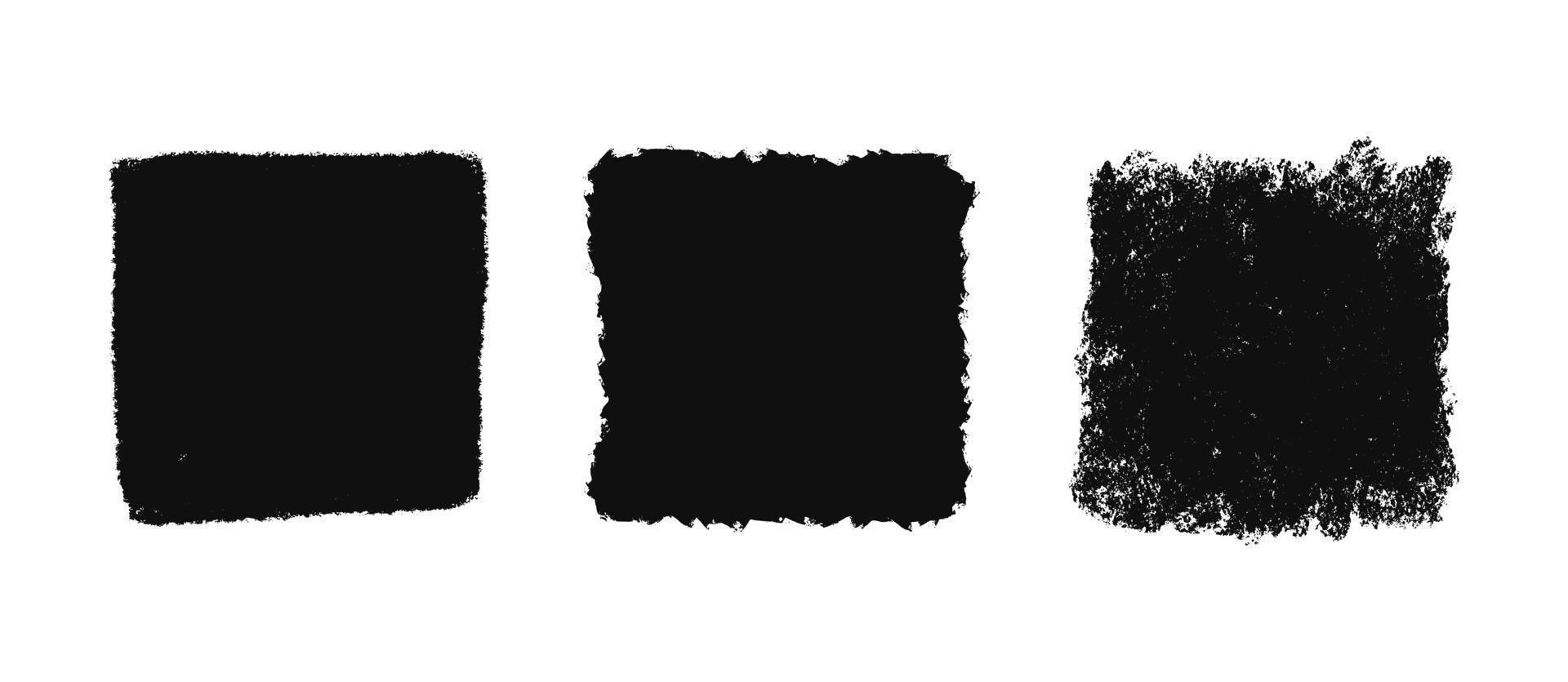 Grunge Square Template Backgrounds Hand Drawn Rectangular Shapes