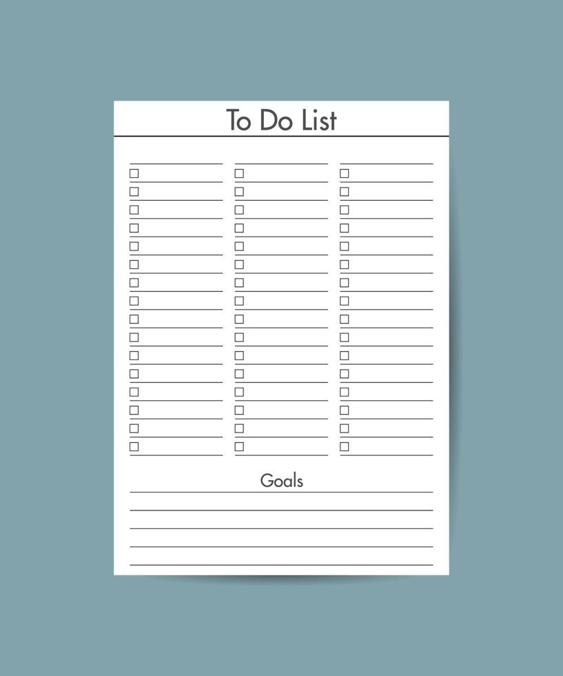 To do list or plan. All tasks completed. Sheet of paper with check mark ...