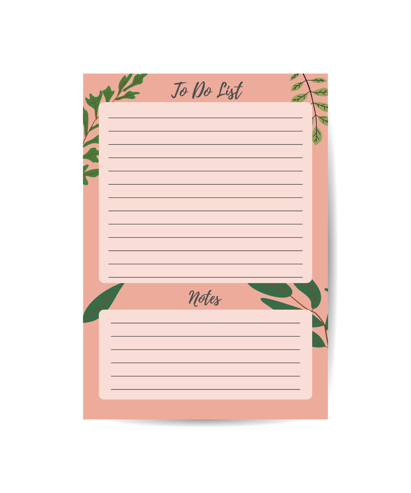 Notepad with floral touch. Office stationery notebook on pink ... Notepad with floral touch. Office stationery notebook on pink ...