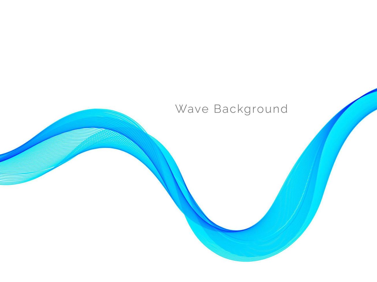 Smooth stylish flowing blue wave background 11881998 Vector Art at Vecteezy