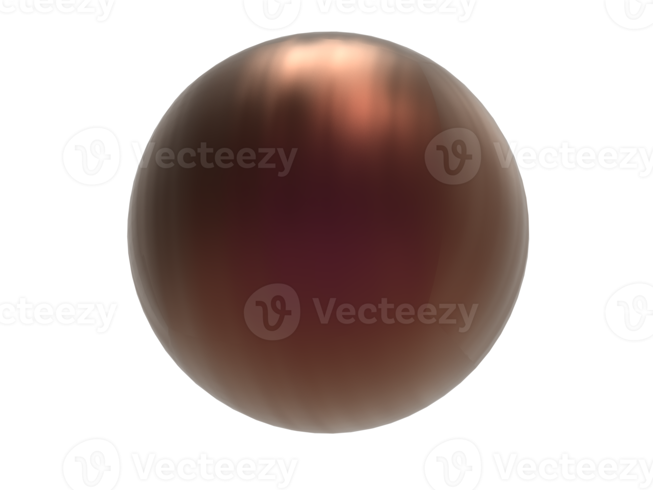 Bronze matte sphere. 11887125 PNG
