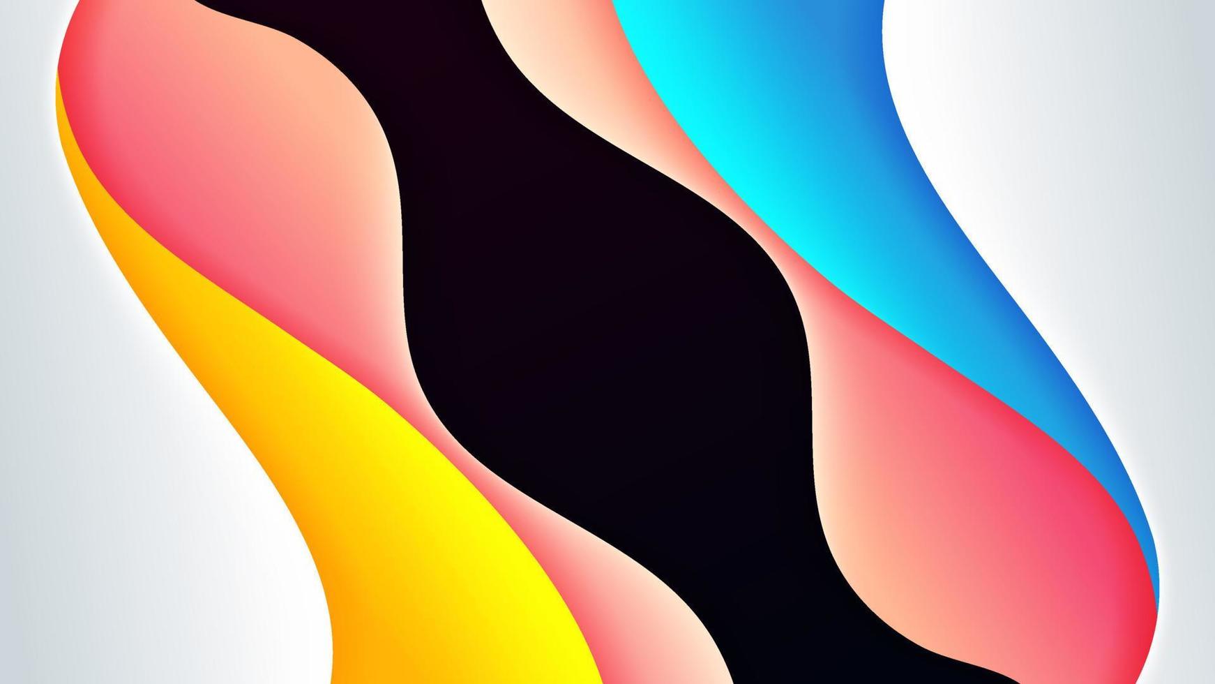 Vector Abstract Background With Overlap Layer And Dynamic Shadow On Background Vector