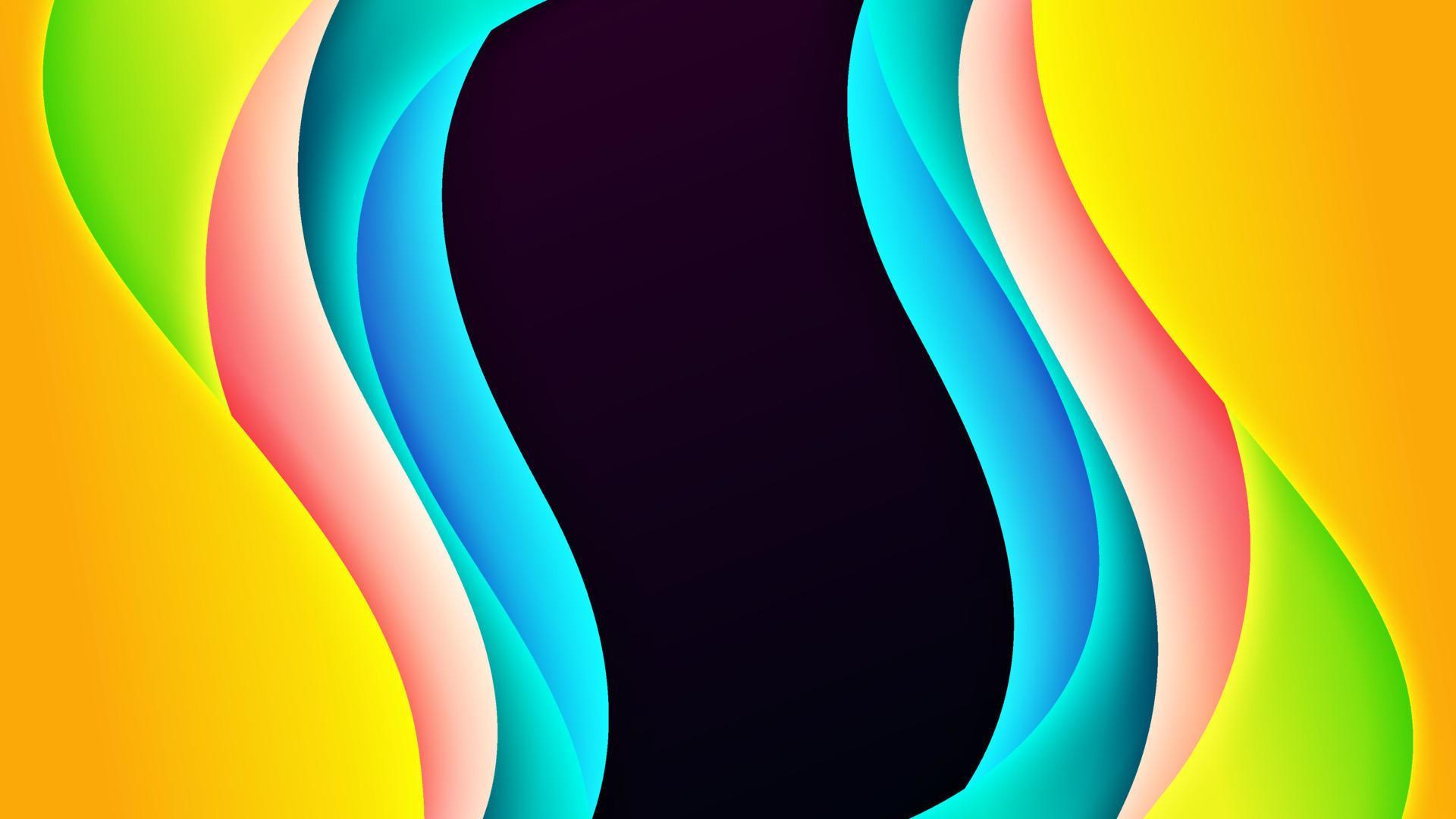 Vector Abstract Background With Overlap Layer And Dynamic Shadow On Background Vector