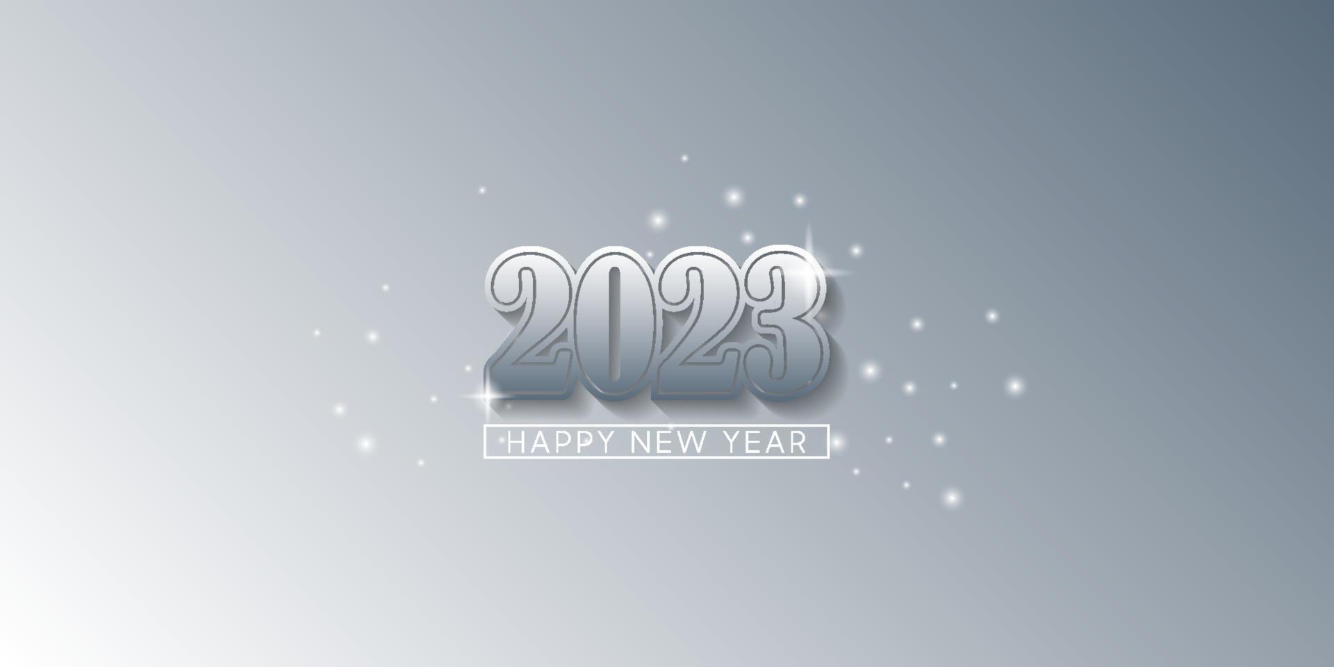 2023 new year vector background design with gray color 11892286 Vector ... 2023 new year vector background design with gray color 11892286 Vector ...