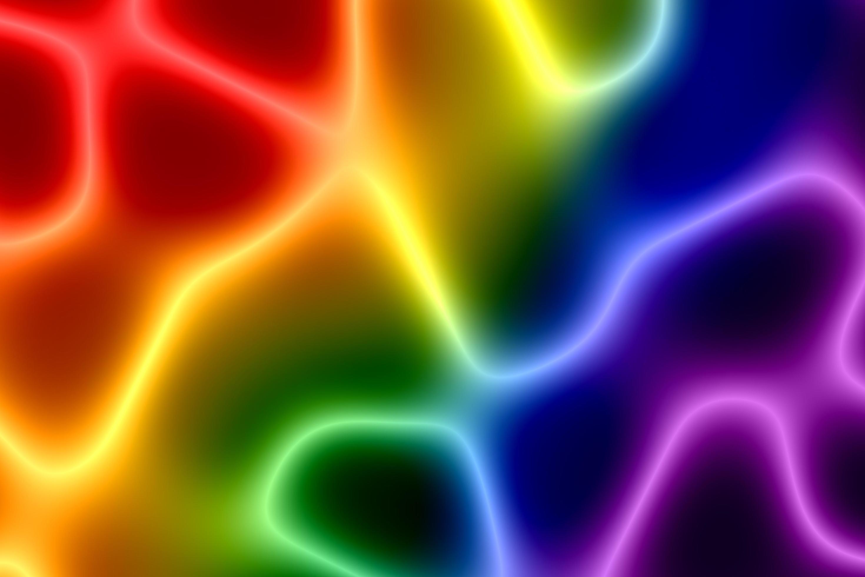 Neon Rainbow background. Trendy background, wallpaper. 11892816 Stock ...