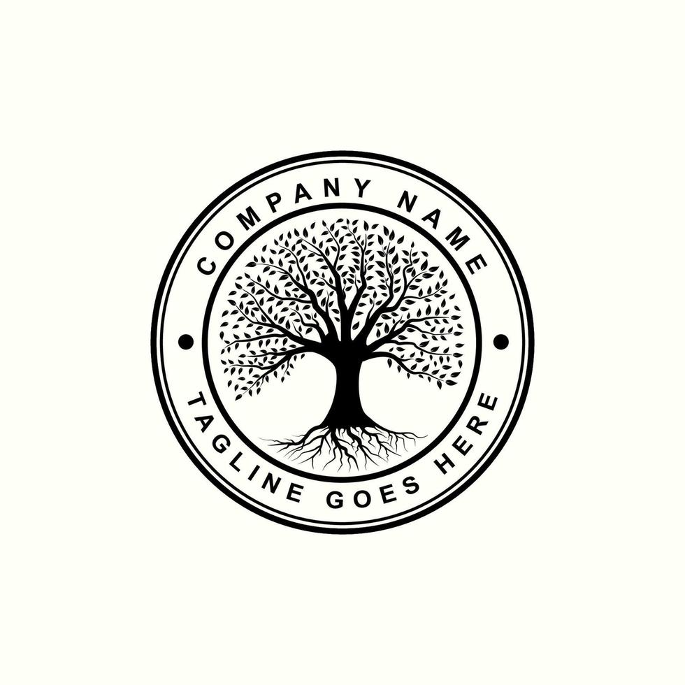 oak tree logo design, tree vector circle shape. Tree of life logo ... oak tree logo design, tree vector circle shape. Tree of life logo ...
