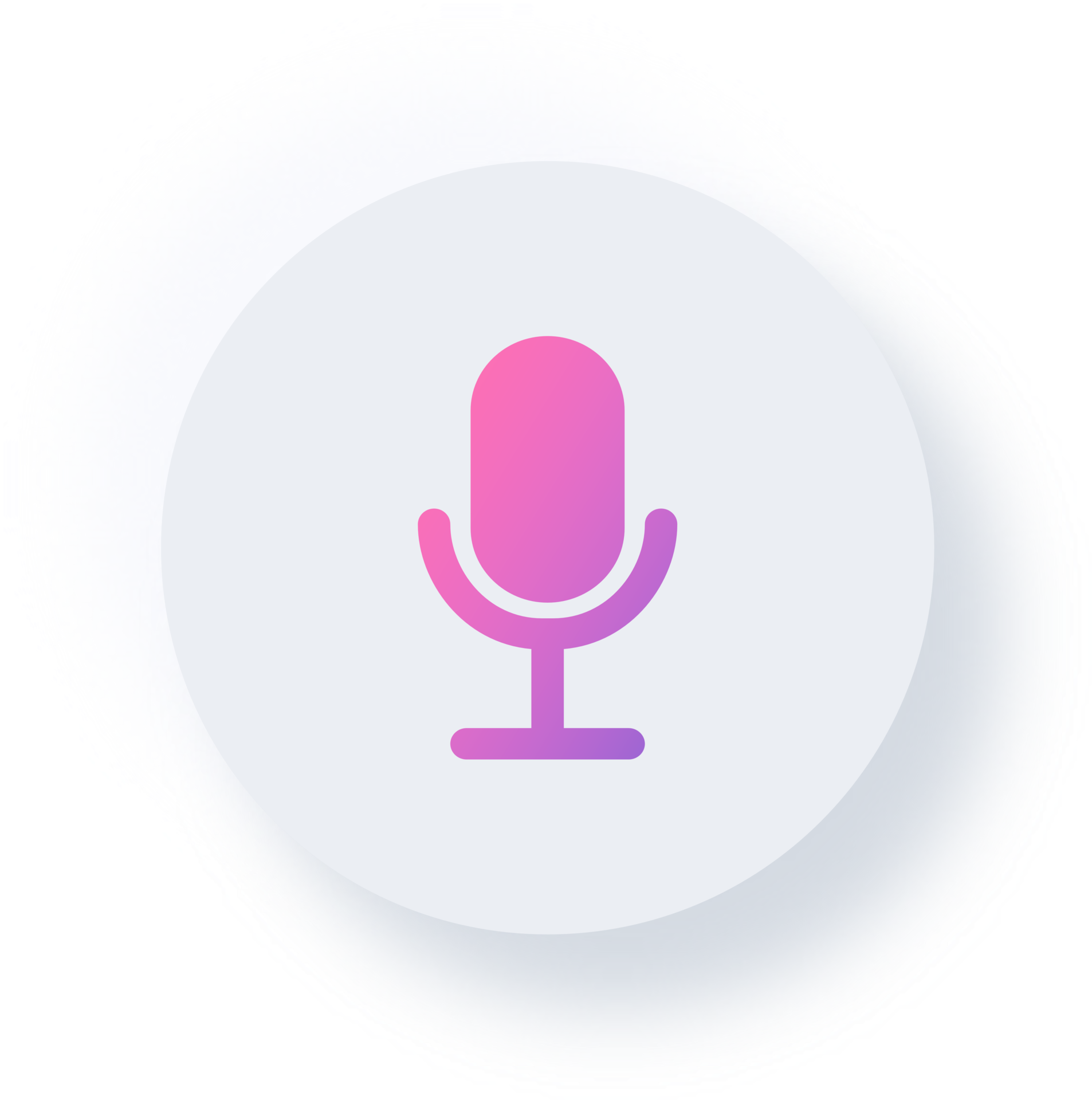 Neumorphic Microphone Icon, Neumorphism UI Button 11893967 PNG