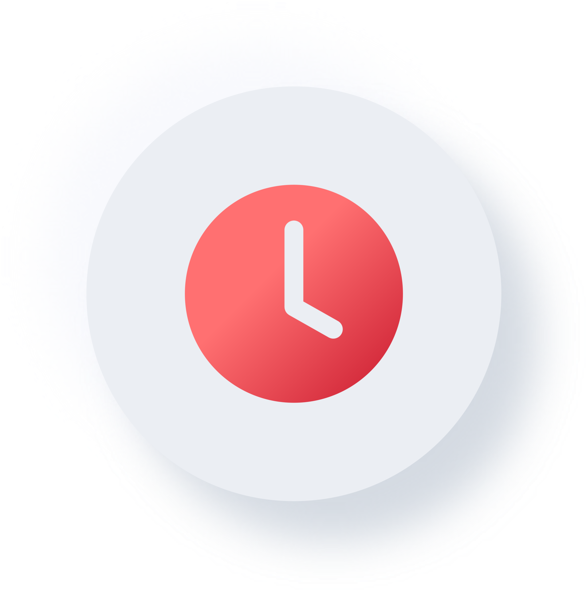 Neumorphic Clock Icon, Neumorphism Clock Button 11894000 PNG