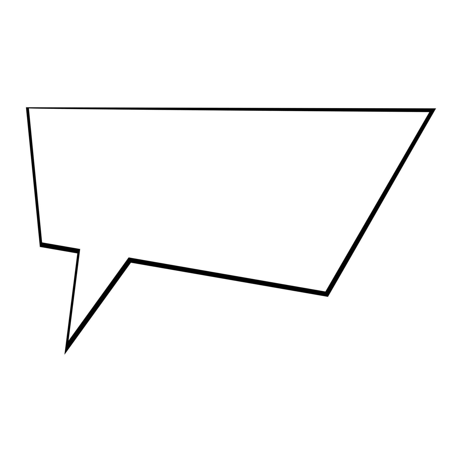 rectangular text bubble with transparent background 11894173 PNG