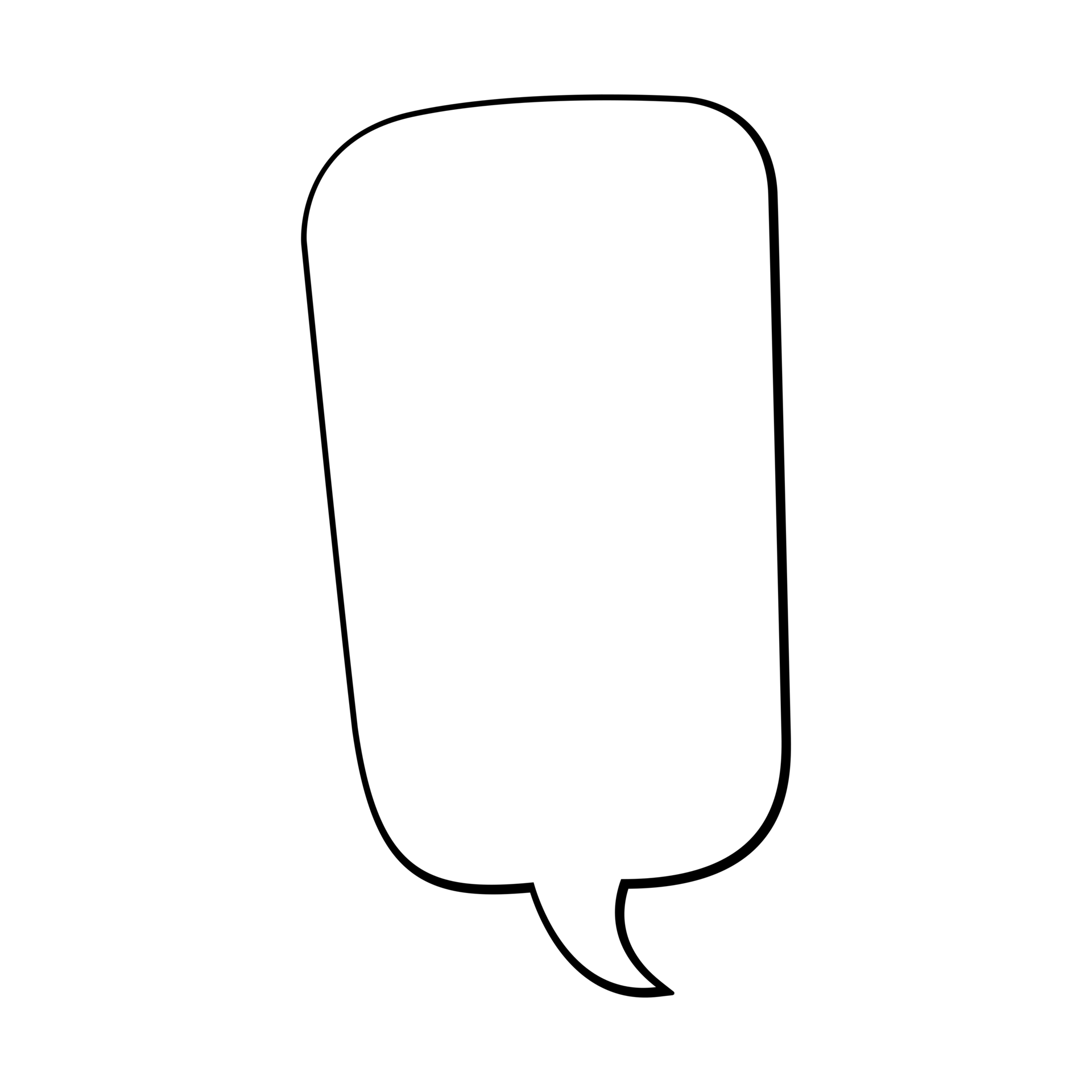 elongated text bubble with transparent backgroun 11894178 PNG