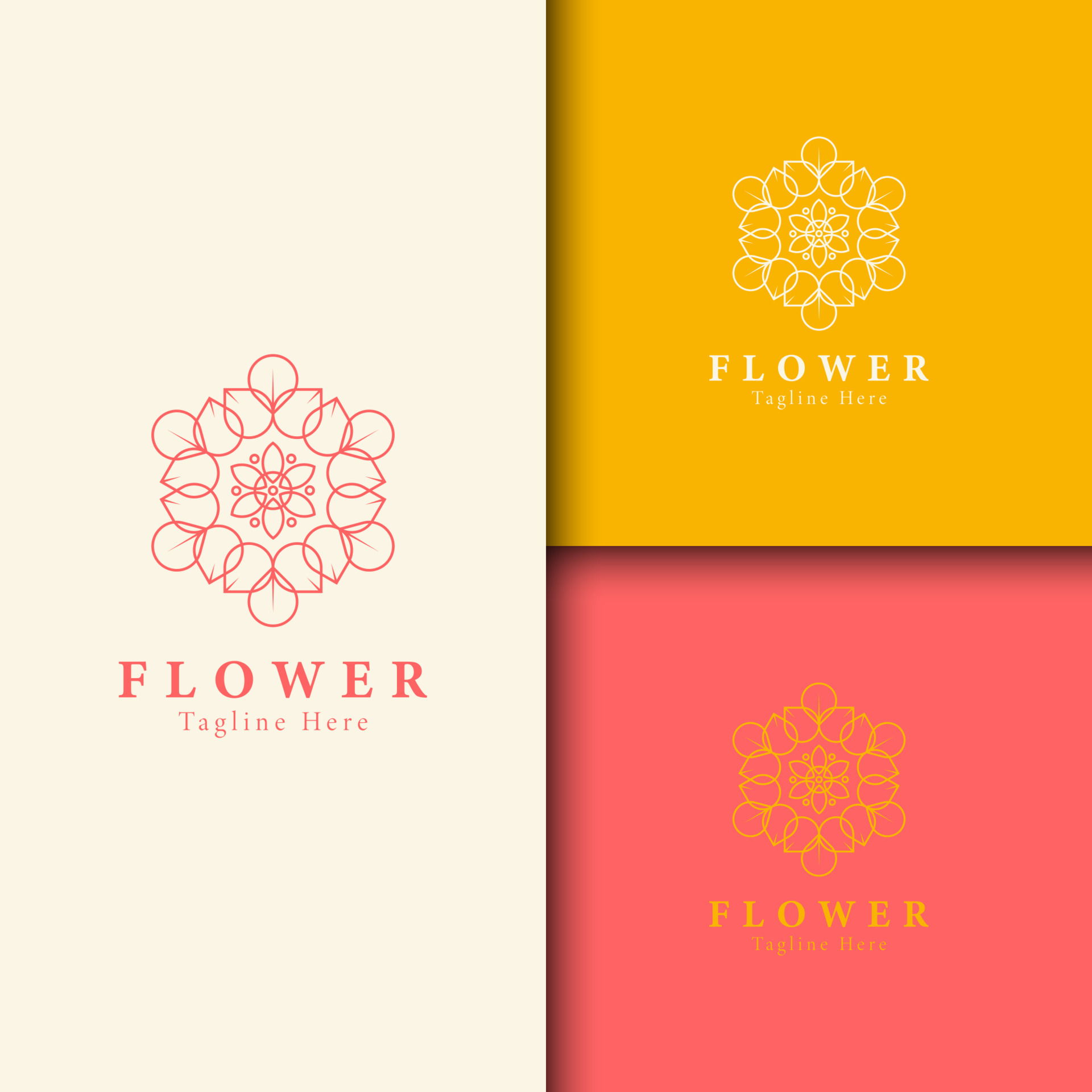 Beauty Flower Spa Logo Template Wellness Design For Health Wellness