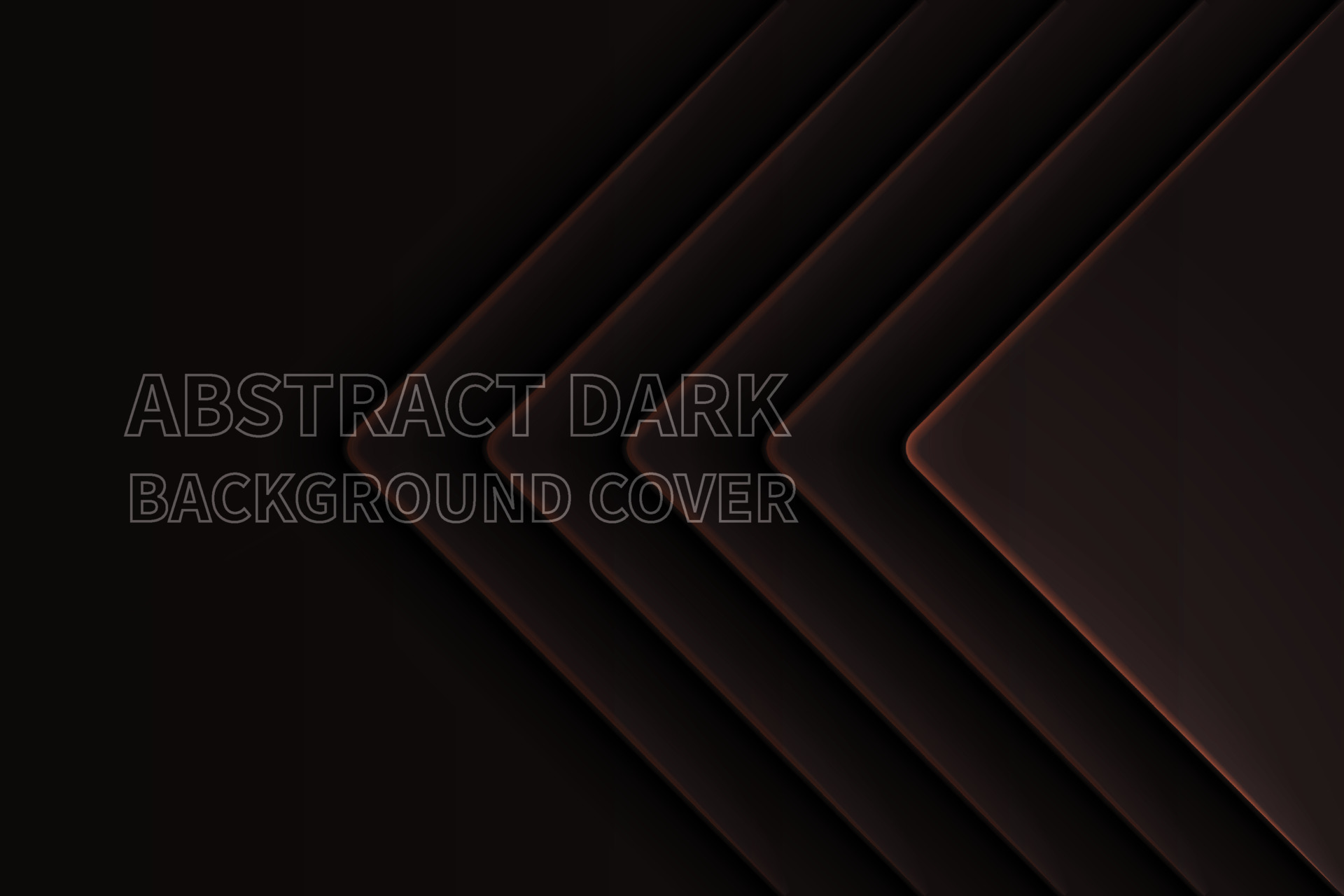 Black abstract wallpaper vector 3d shapes design 11895706 Vector Art at ...