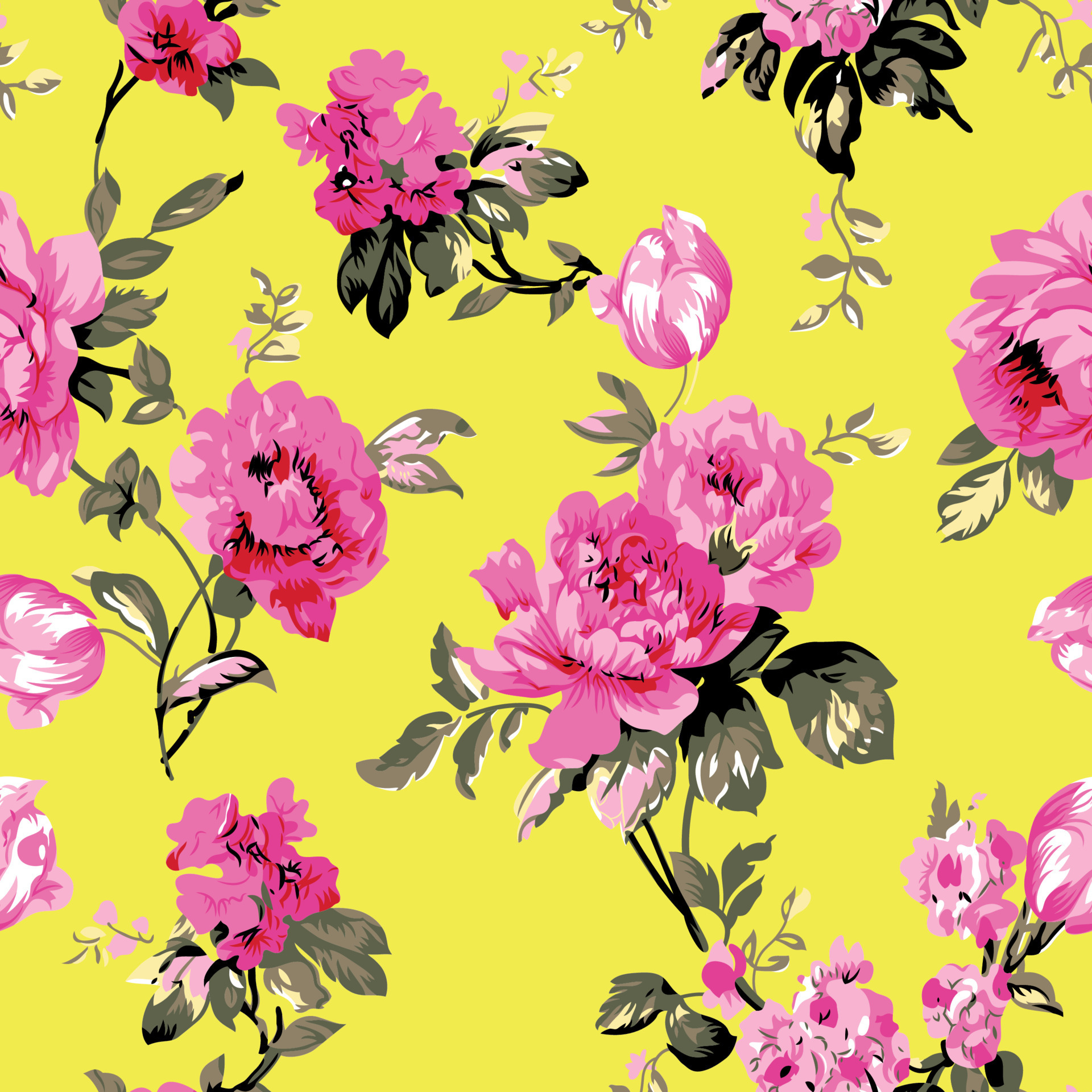 Vector seamless pattern collection.Wild flowers, leaves, branches ... Vector seamless pattern collection.Wild flowers, leaves, branches ...