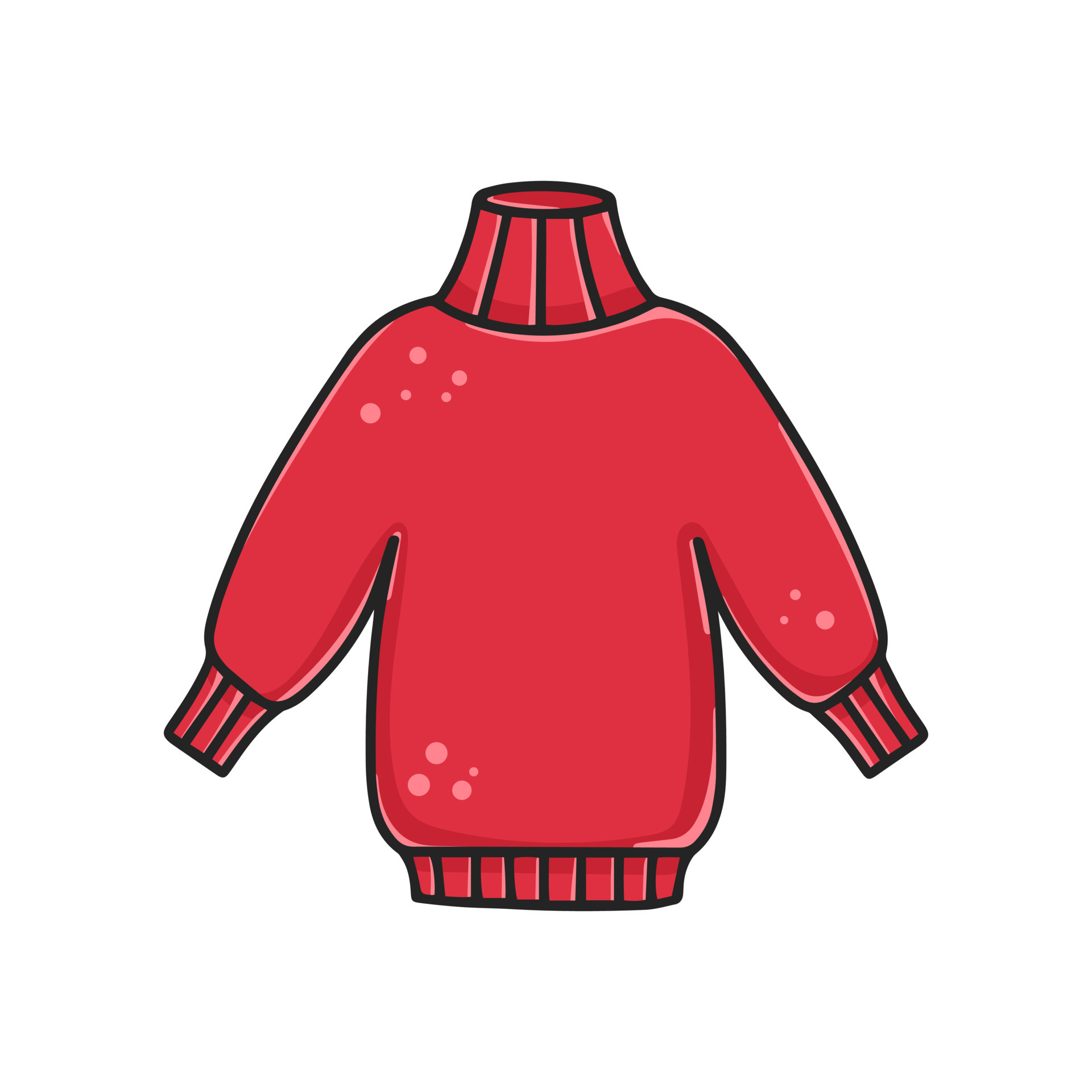 Knitted Warm Sweater Clipart 11895814 Vector Art At Vecteezy