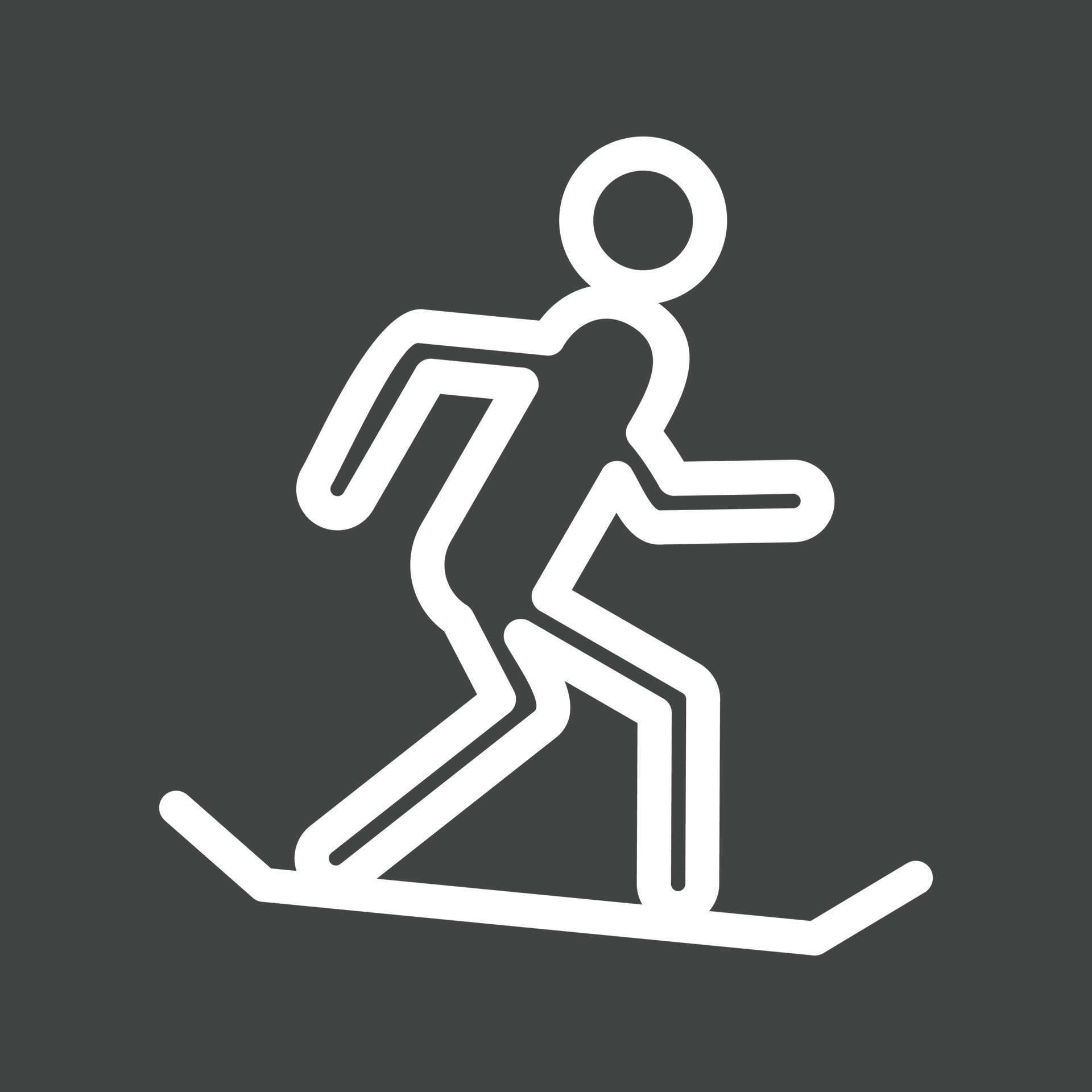 Snowboard Line Inverted Icon 11901784 Vector Art at Vecteezy