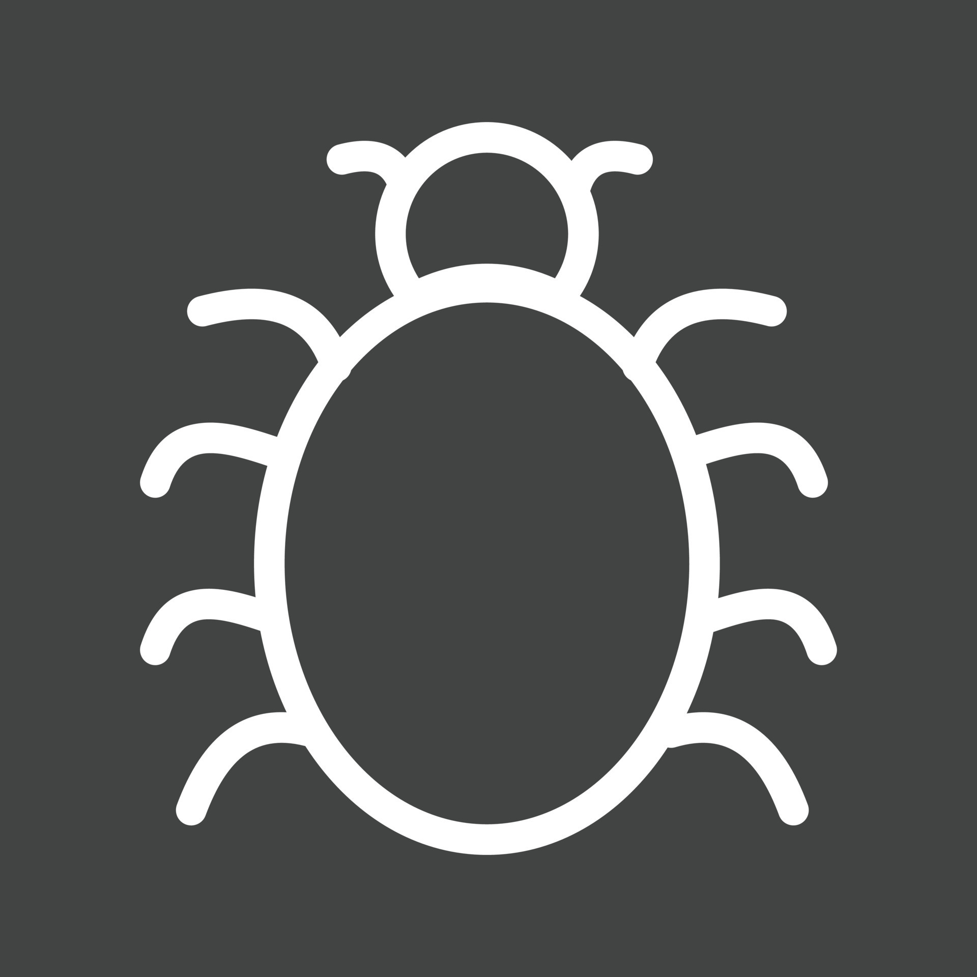 Bug Fixing Line Inverted Icon 11902532 Vector Art At Vecteezy