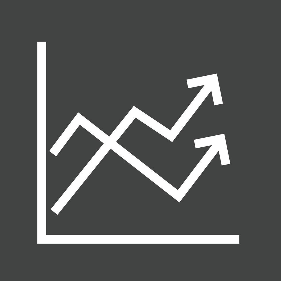 Multiple Line Graph Line Inverted Icon 11904080 Vector Art at Vecteezy