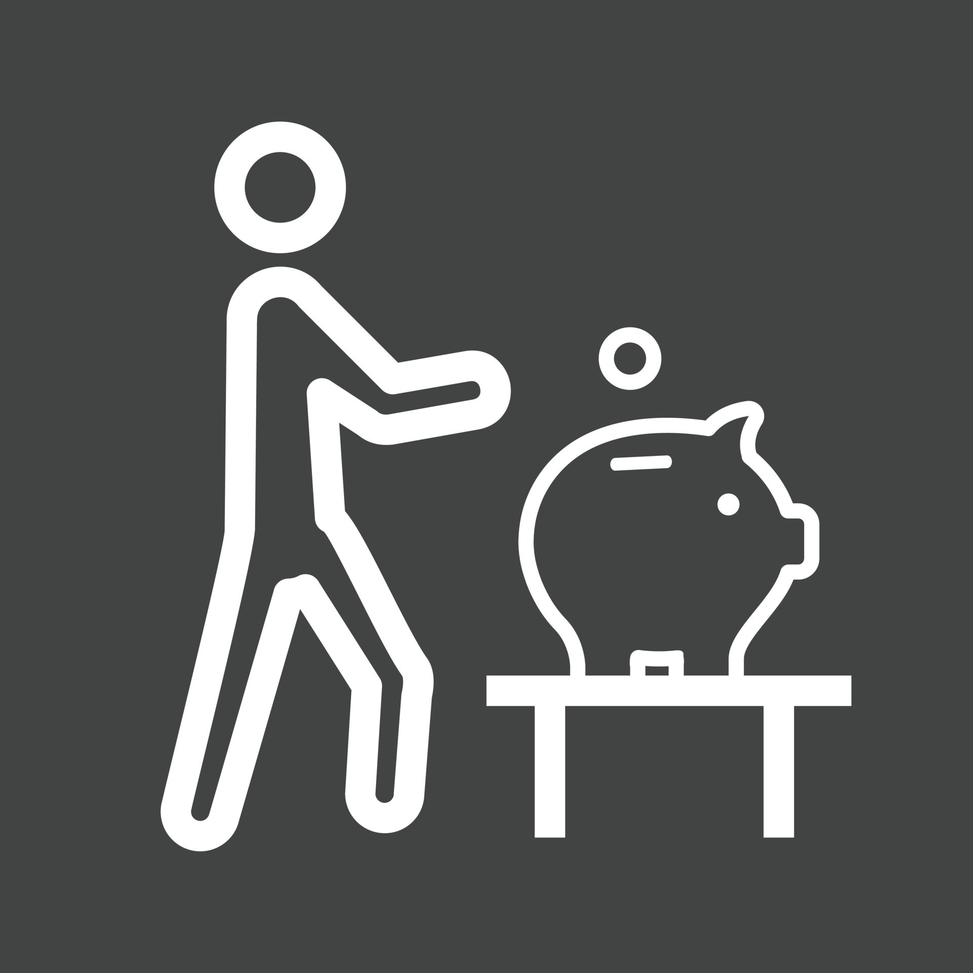 Man Saving Money Line Inverted Icon 11904951 Vector Art at Vecteezy Man Saving Money Line Inverted Icon 11904951 Vector Art at Vecteezy