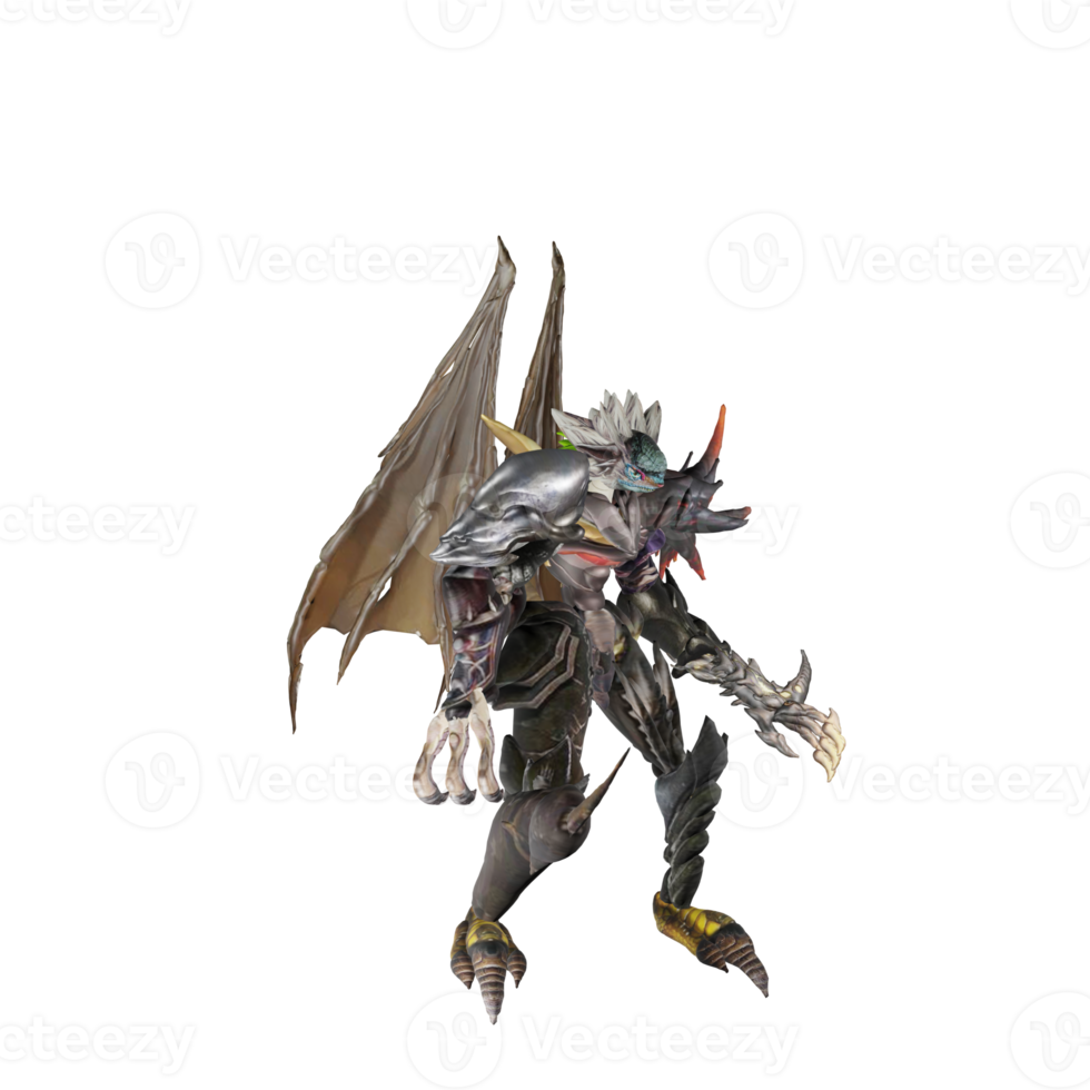 Monster Character Attack Pose 11907454 Png