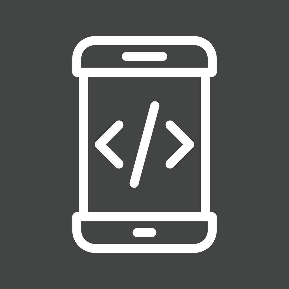 Code Line Inverted Icon 11908410 Vector Art at Vecteezy