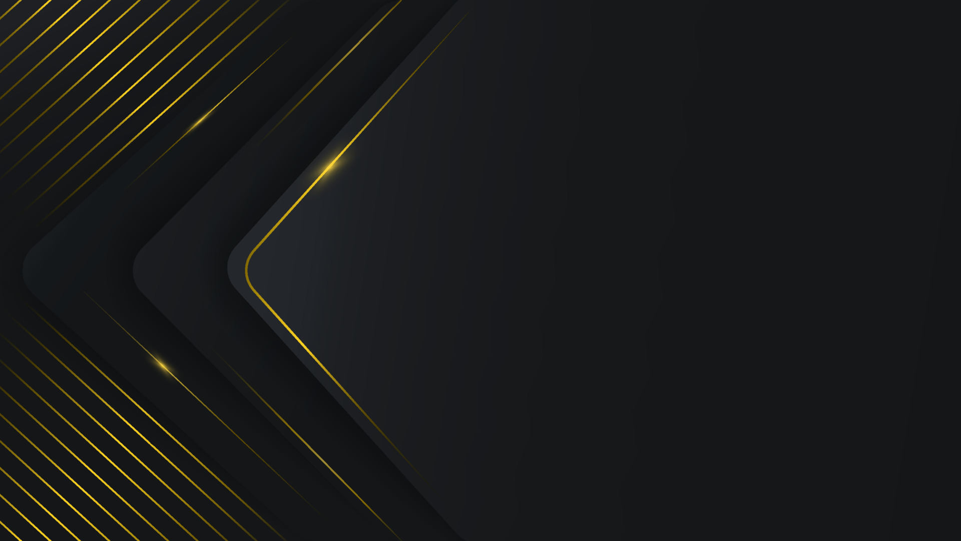 Black luxury background with glowing gold lines. Trendy design for ... Black luxury background with glowing gold lines. Trendy design for ...
